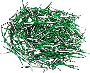 100 Pcs Treasury Tags, Metal Paper Fasteners Metal-Ended Kit ...