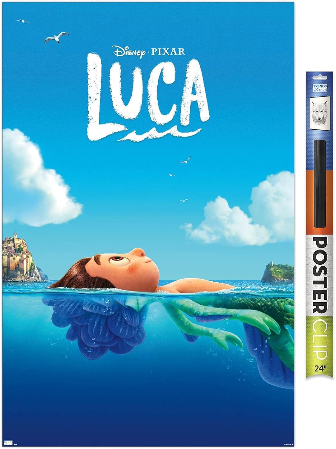 Amazon.com: Disney Pixar Luca - Teaser Wall Poster, 34L x 22.4W ...