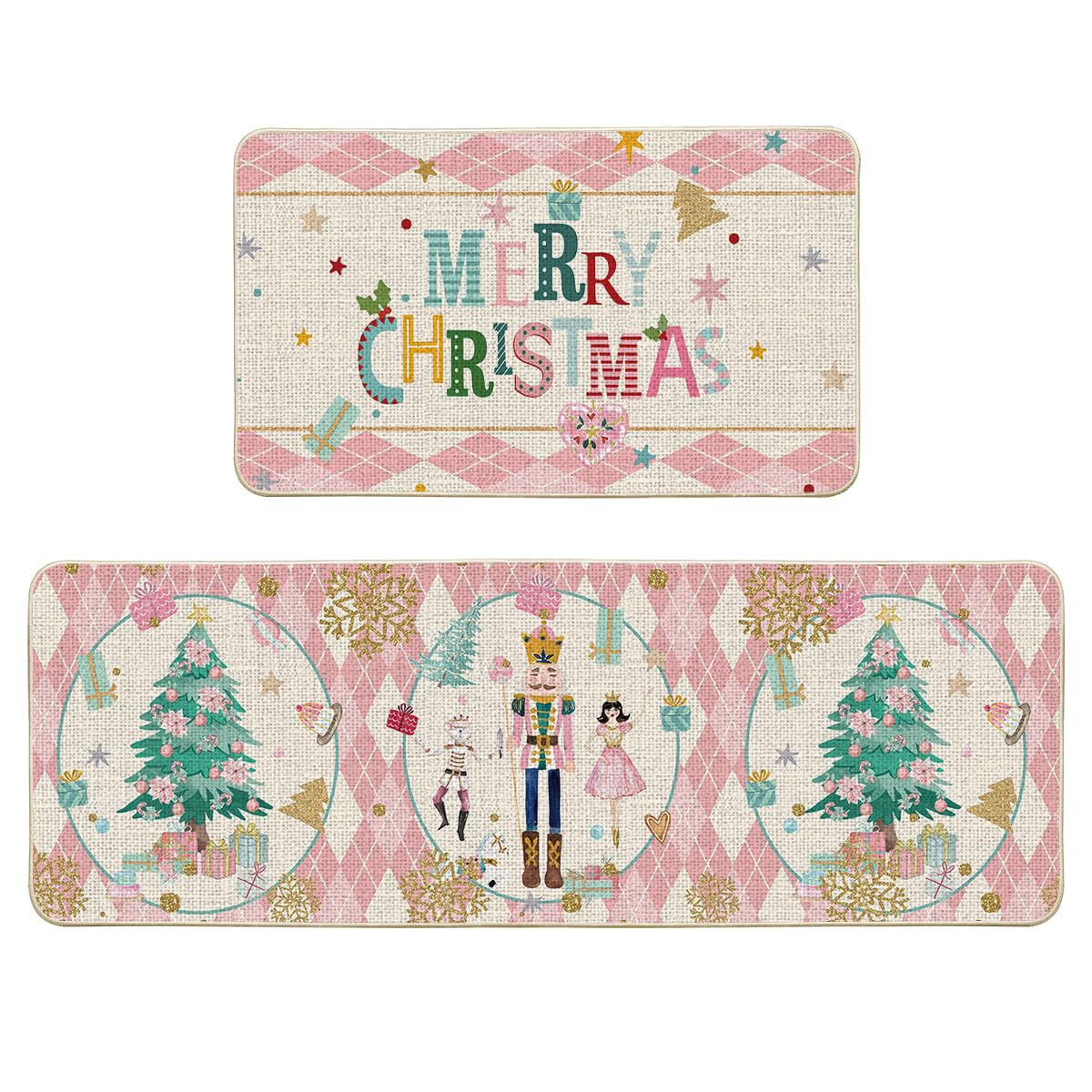 Amazon.com: Artoid Mode Diamond Plaid Nutcracker Merry Christmas ...