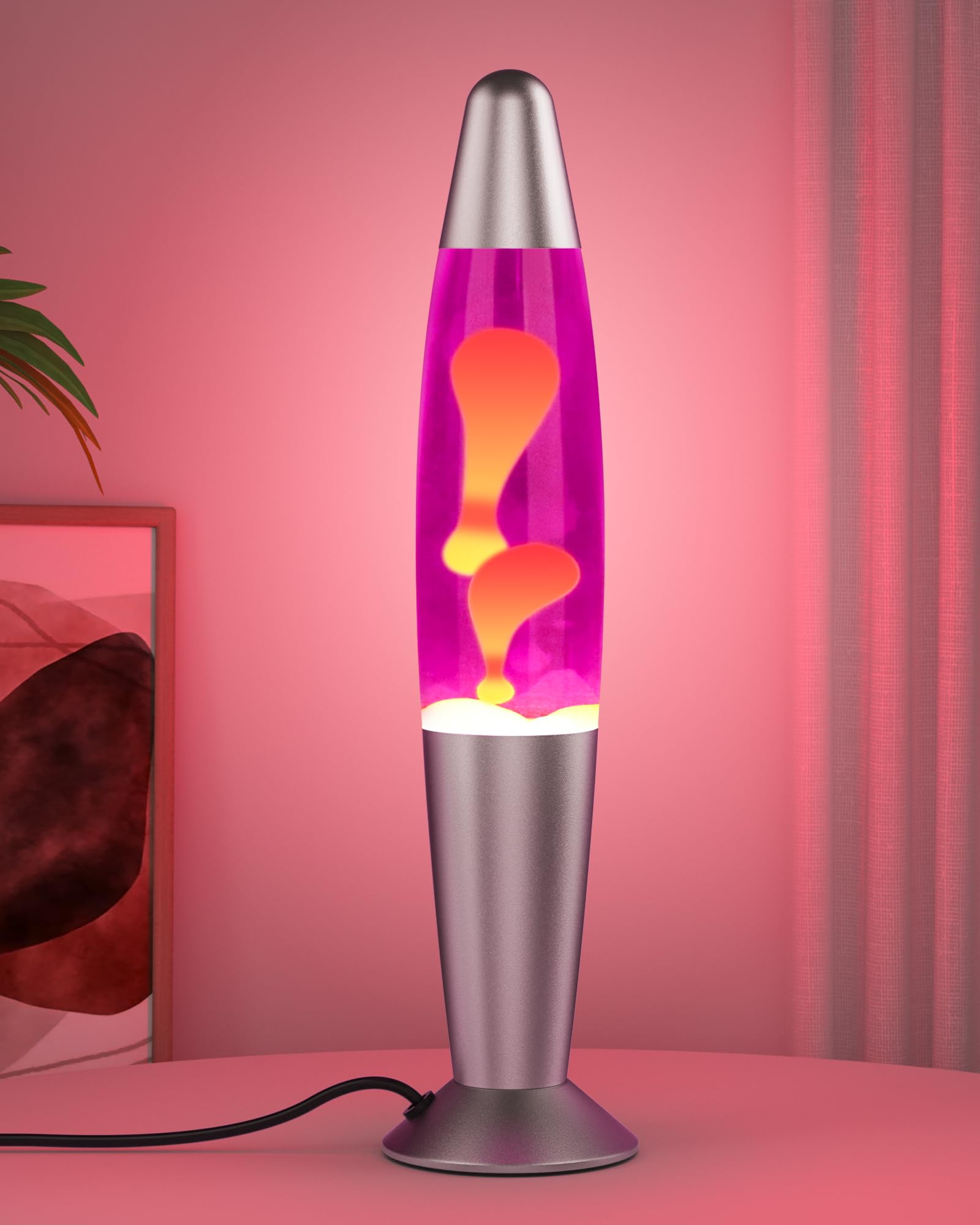 Eadaiylon Pink LED Motion Lamp for Adults and Kids, Liquid Motion Lamps ...