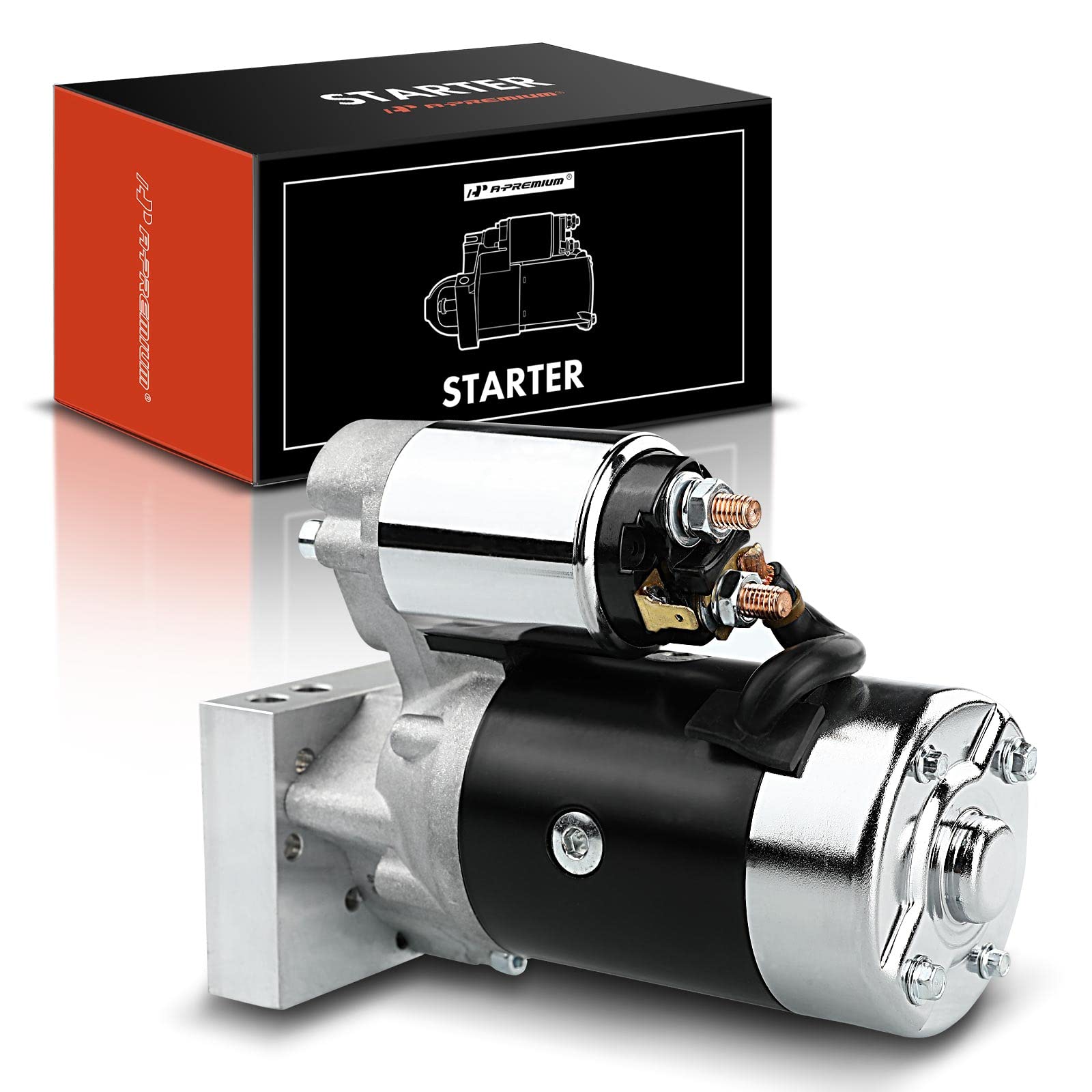 A-Premium Heavy-Duty High Torque Starter (Black) Compatible with GM ...