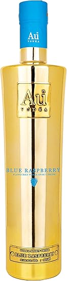 Au Vodka Blue Raspberry 70cl : Amazon.co.uk: Grocery