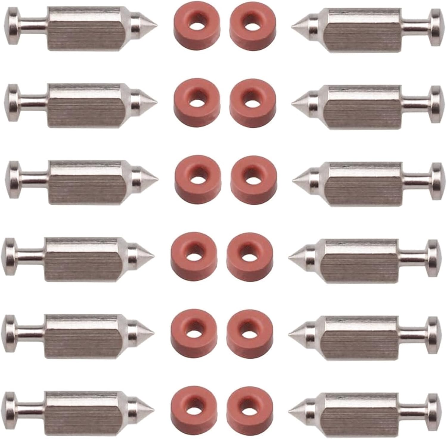 Amazon.com : OXCANO 398188 kit Needle Seat Carburetor Float Valve ...
