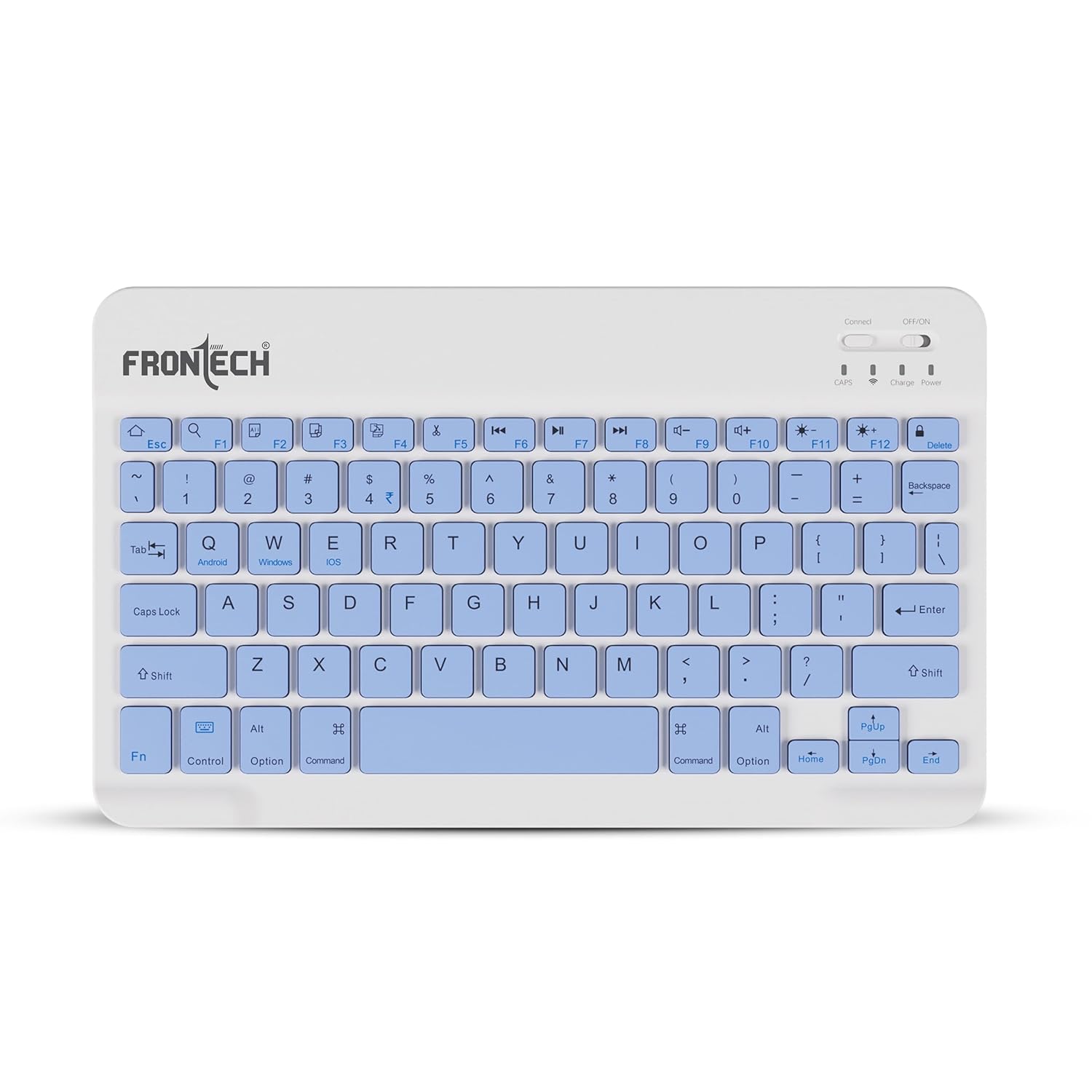 Amazon.in: Buy FRONTECH Wireless Mini Keyboard | BT Multi-Device | 78 ...