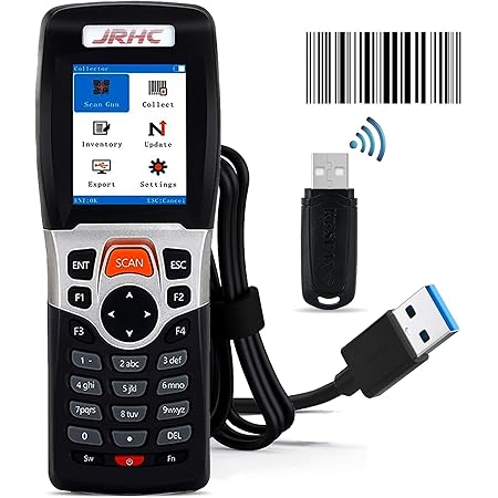 Amazon.com : DINGYU Barcode Scanner Wireless 1D Data Collector Portable ...