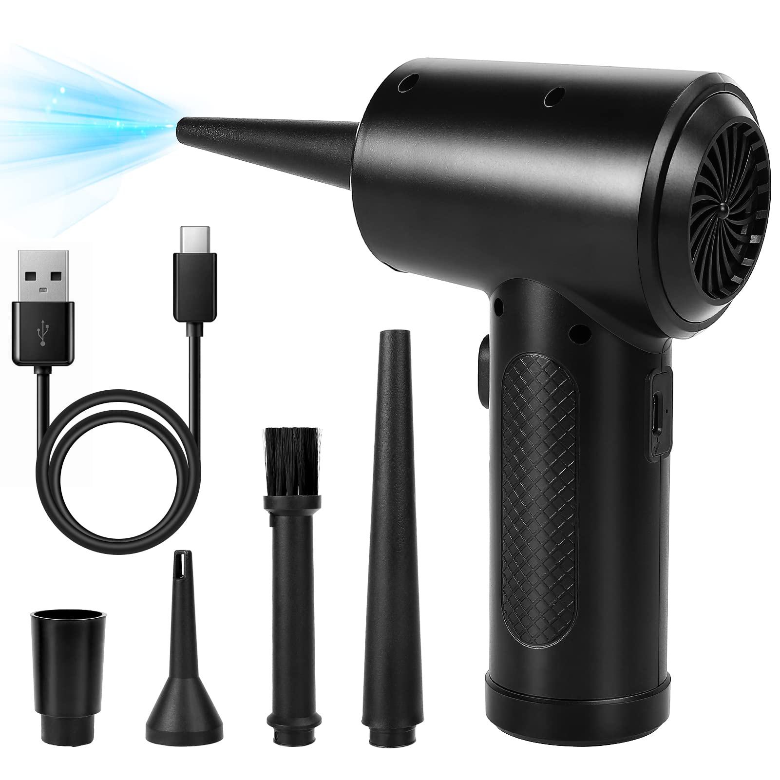 Buy Ufandia Compressed Air Duster, Handheld Cordless Compressed Air ...