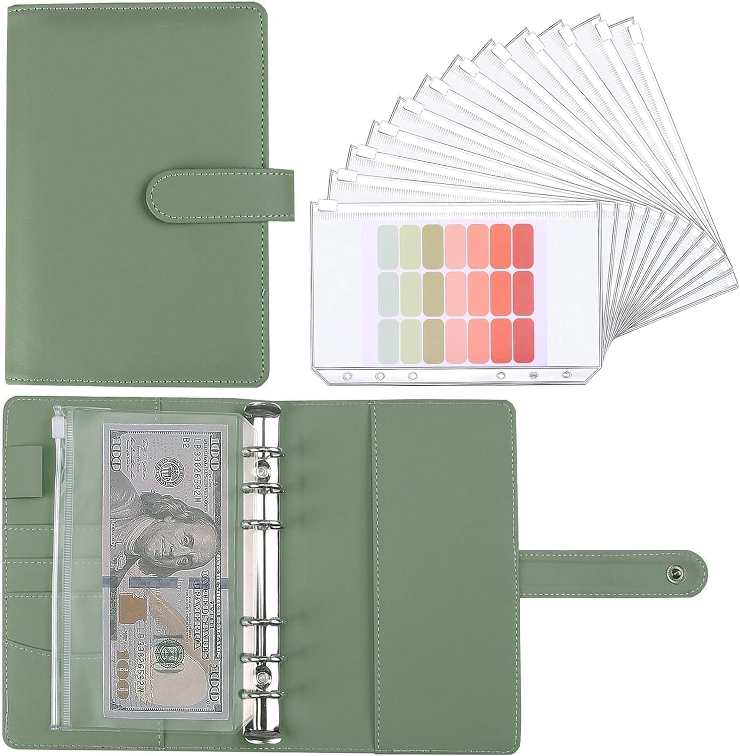 Budget Binder System with Cash Envelopes for Budgeting, Suitable for ...