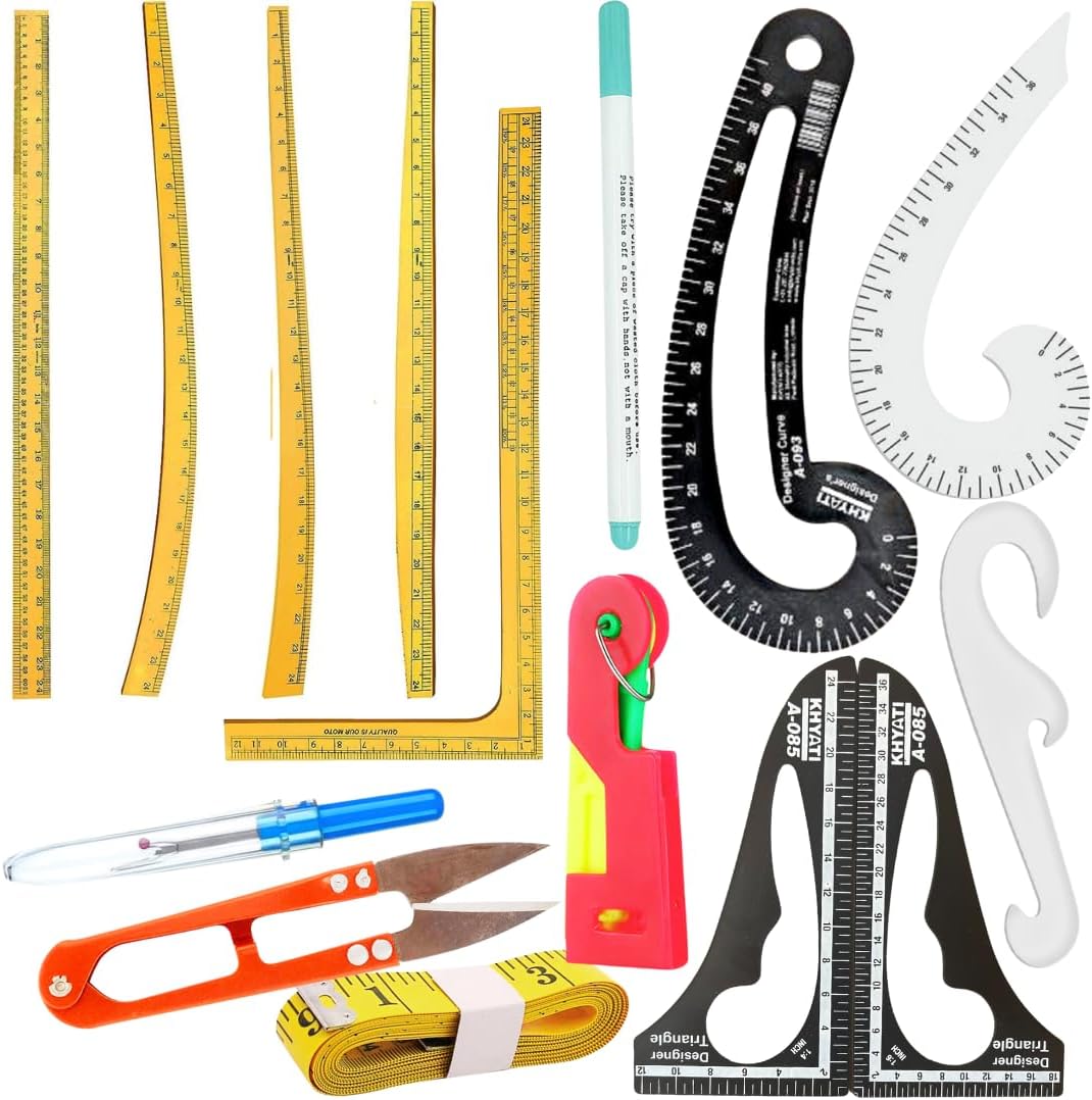 Artonezt Tailoring Stitching Black Fashion Designing Scale Kit Pattern ...