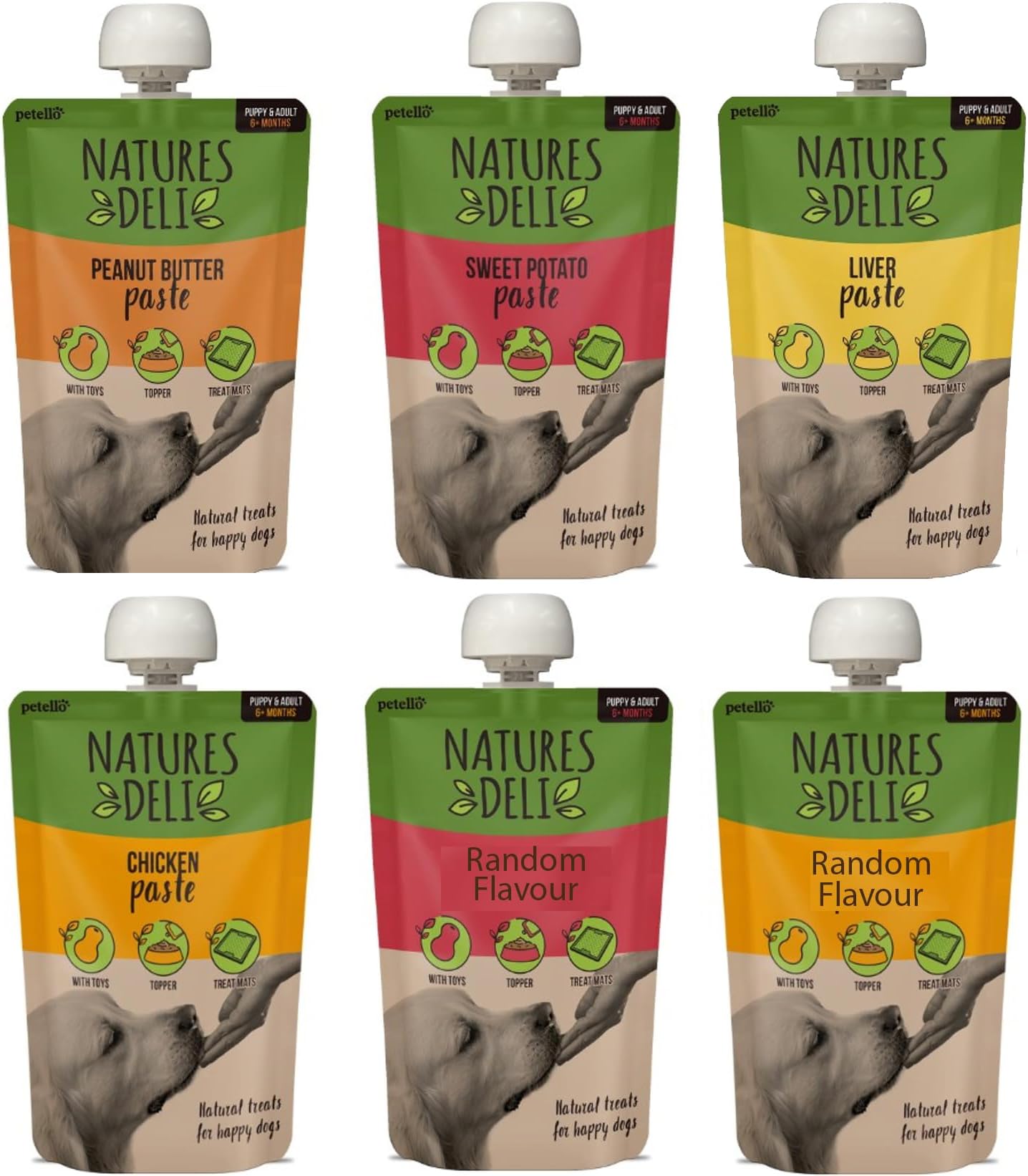 Liver Paste for Dogs 100g [Pack of 6] Perfect for Treat Lick Mats, Food ...