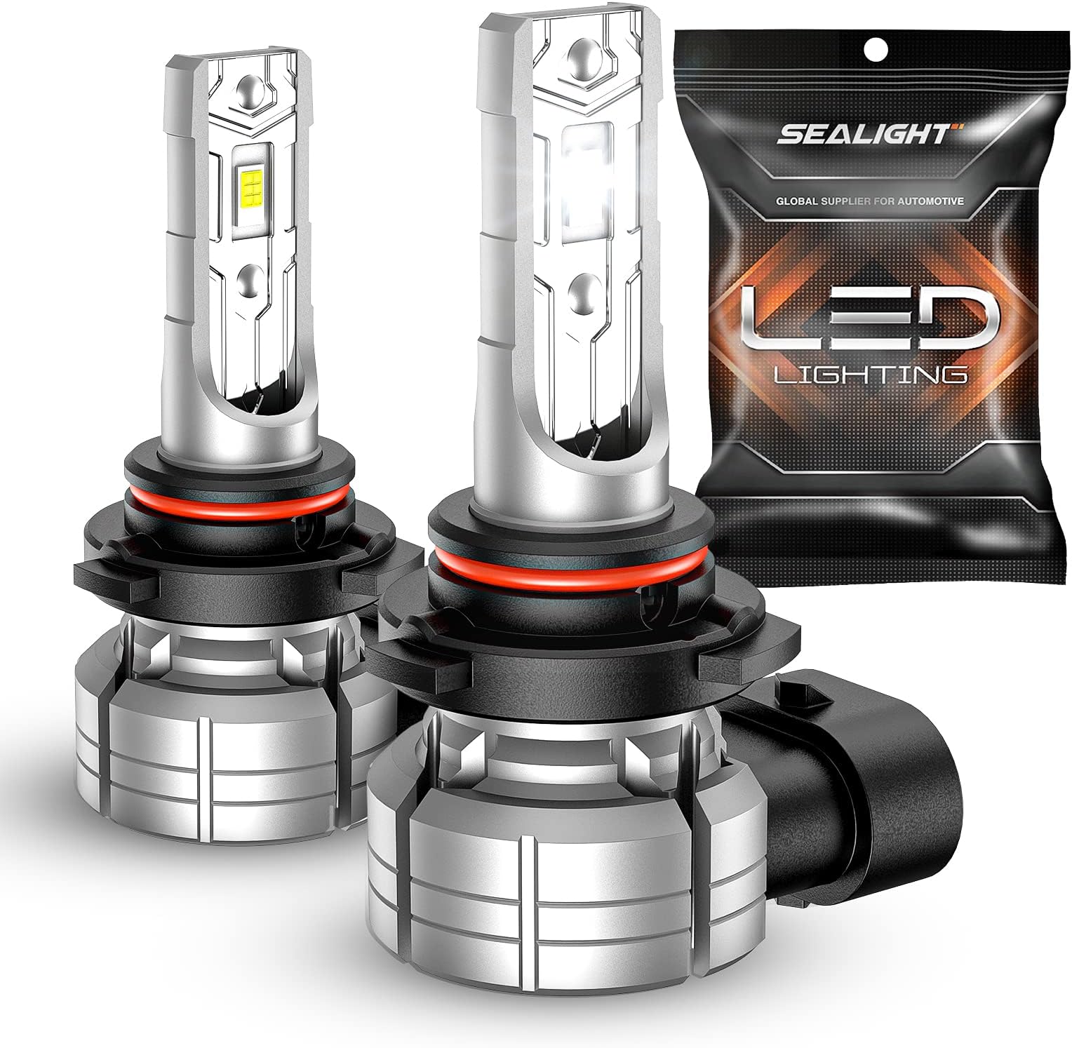 SEALIGHT F1S 9006 HB4 LED Fog Light Bulbs, 12000LM Brightness, 6500K ...