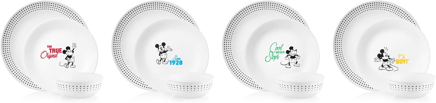 Corelle Disney – Platos originales de Mickey Mouse el verdadero y ...