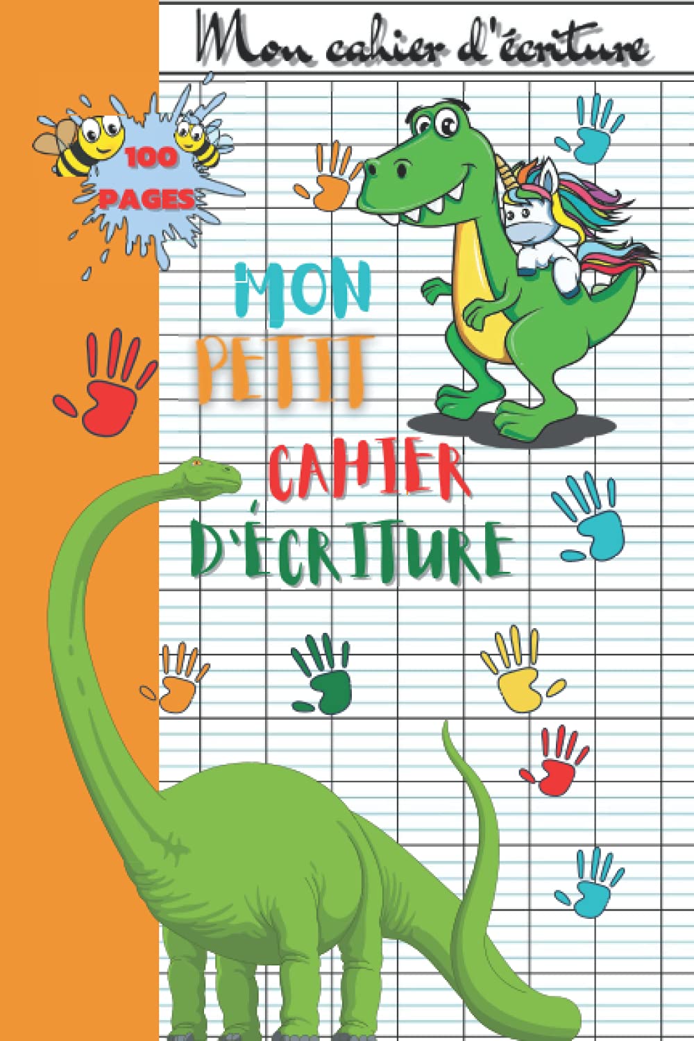Mon Petit Cahier Decriture Vierge 100 Pages Vierges Tracees En ...