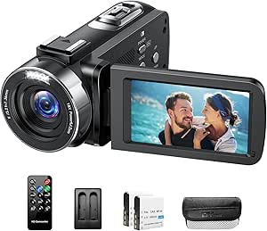 Amazon.com : Video Camera 4K Camcorder 42MP 3 Inch 270° Rotation Screen ...