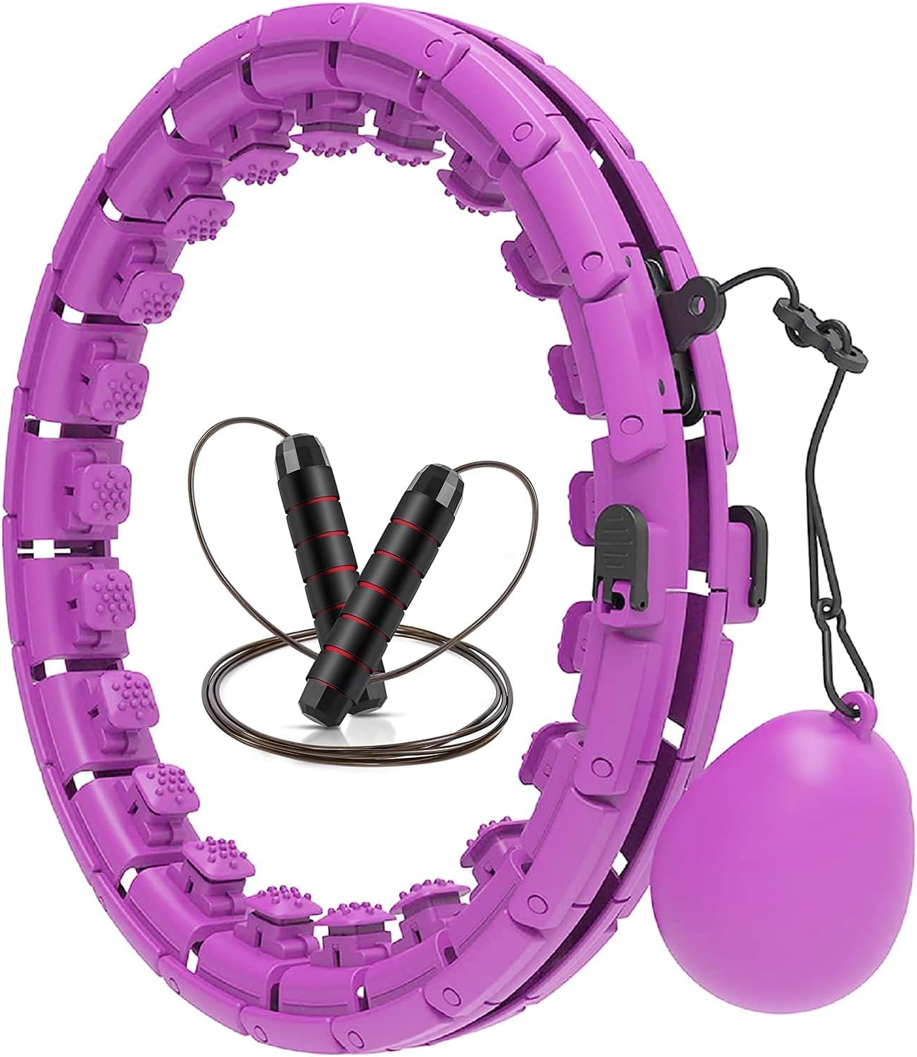 REGNBUE Weighted Smart Hoo-la Hoops for Adults and Kids Exercise 24 ...