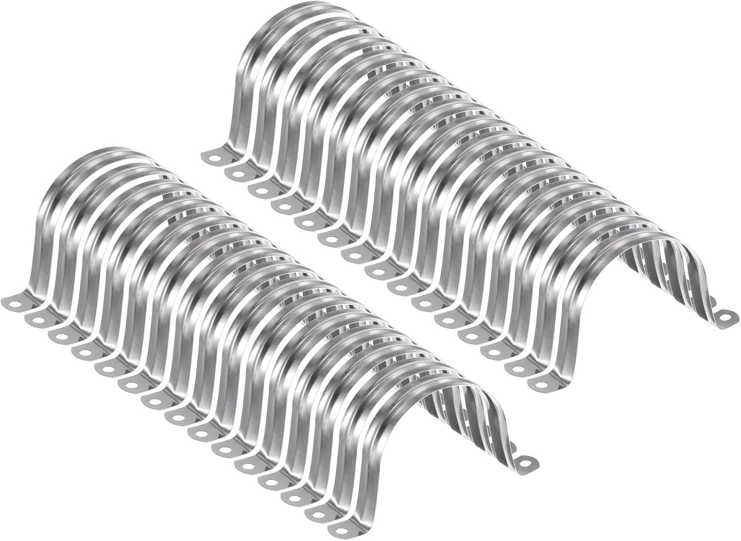 sourcing map 30pcs 3 Inch 75mm Conduit Clamps, M75 U Tube Pipe Clamp ...