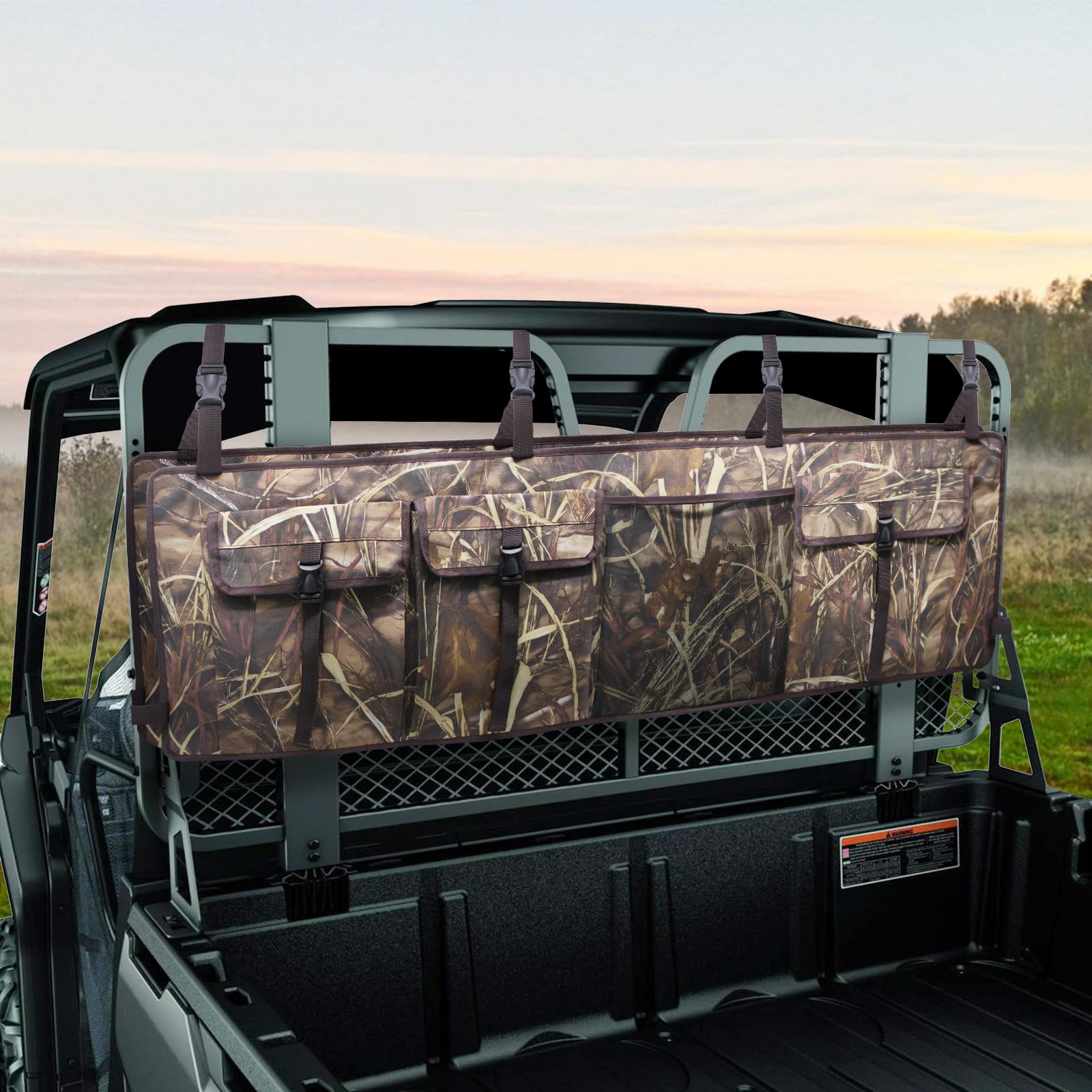 Safe Gun Rack For Sale UTV Double Gun Rack – Quick-Release Rifle Holder ...