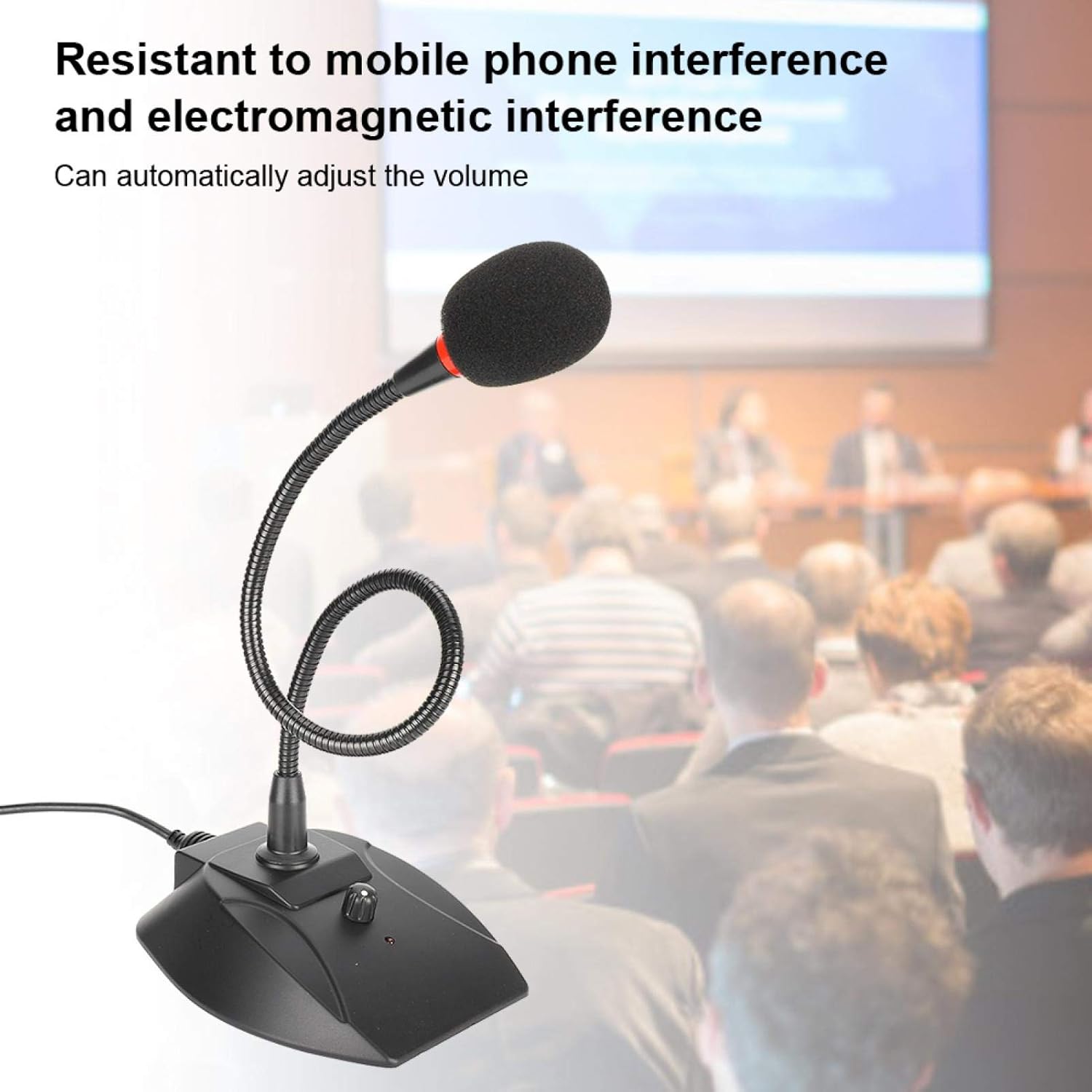Buy 214 Desktop Microphone, Gooseneck Condenser Microphone Single Point ...