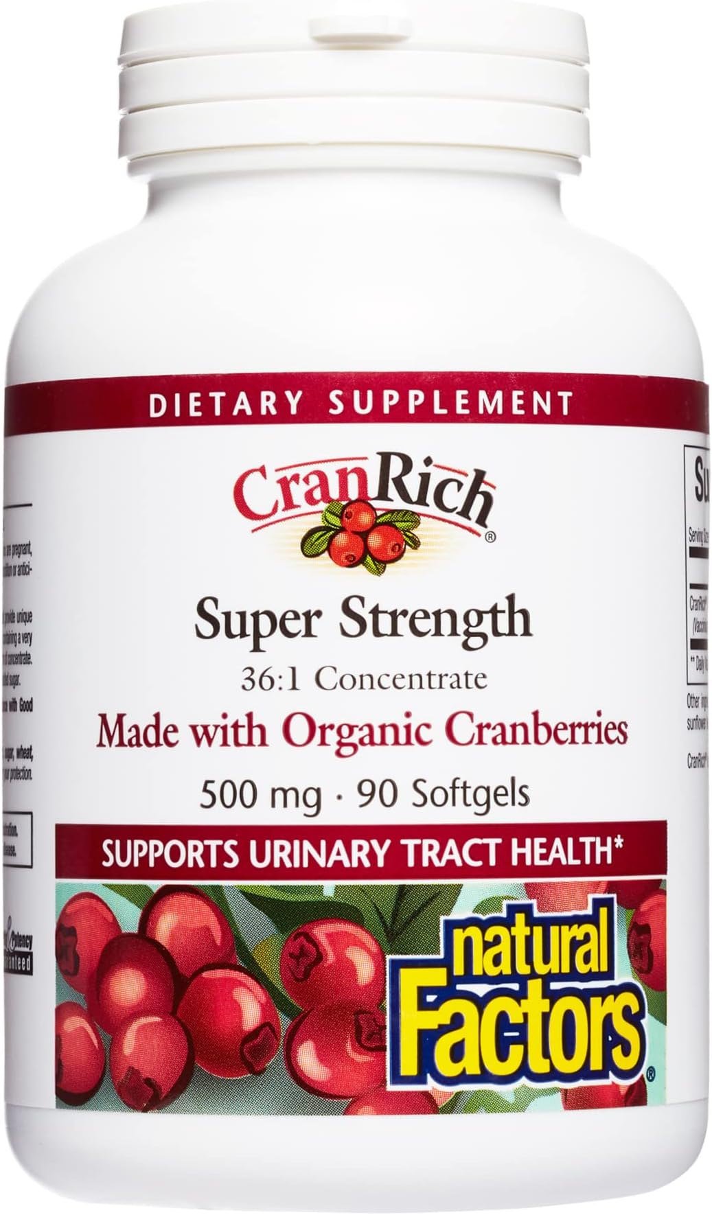 Amazon.com: CranRich by Natural Factors, Super Strength Cranberry ...