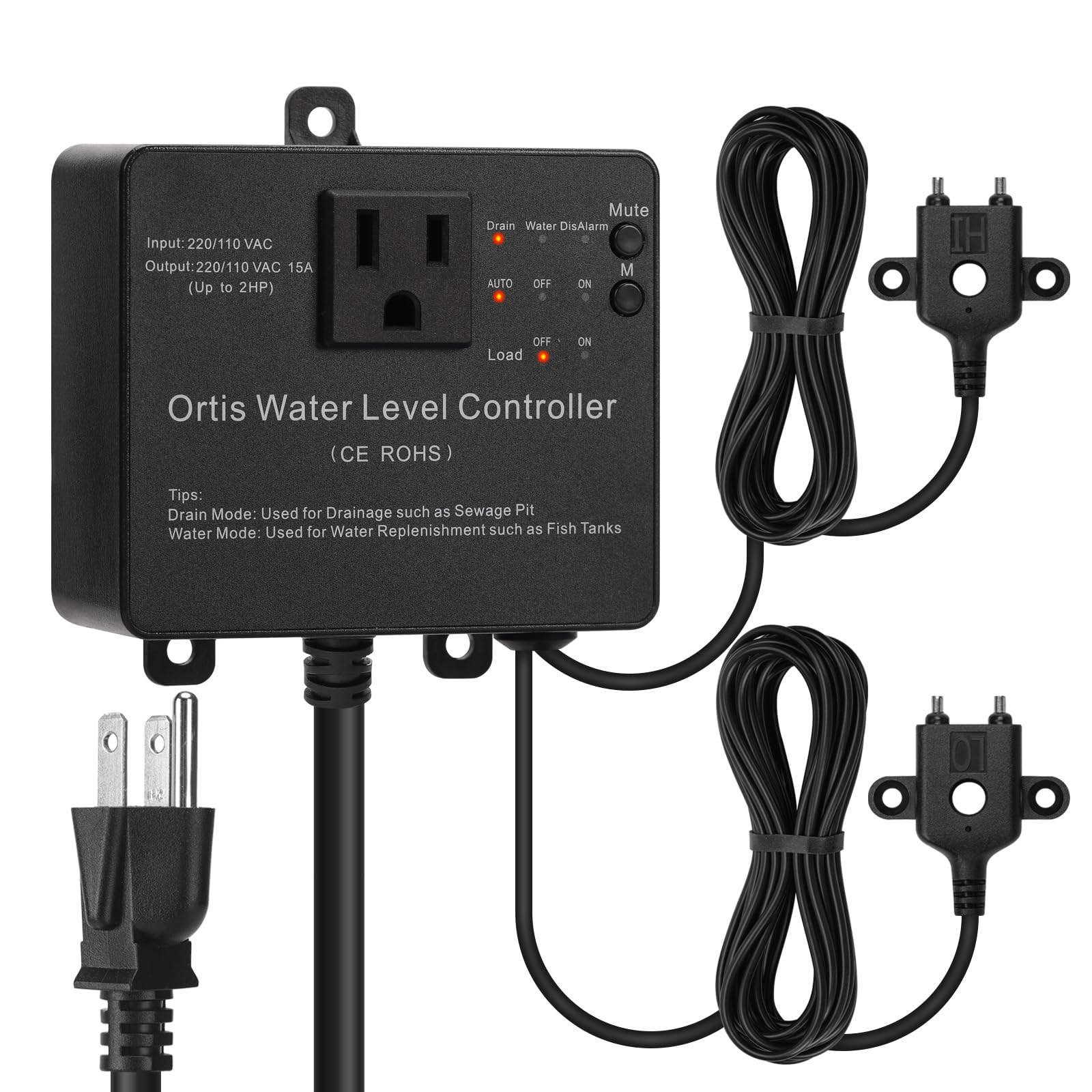 Snapklik.com : Hi-Lo Sump Pump Switch, Ortis Electronic Adjustable ...