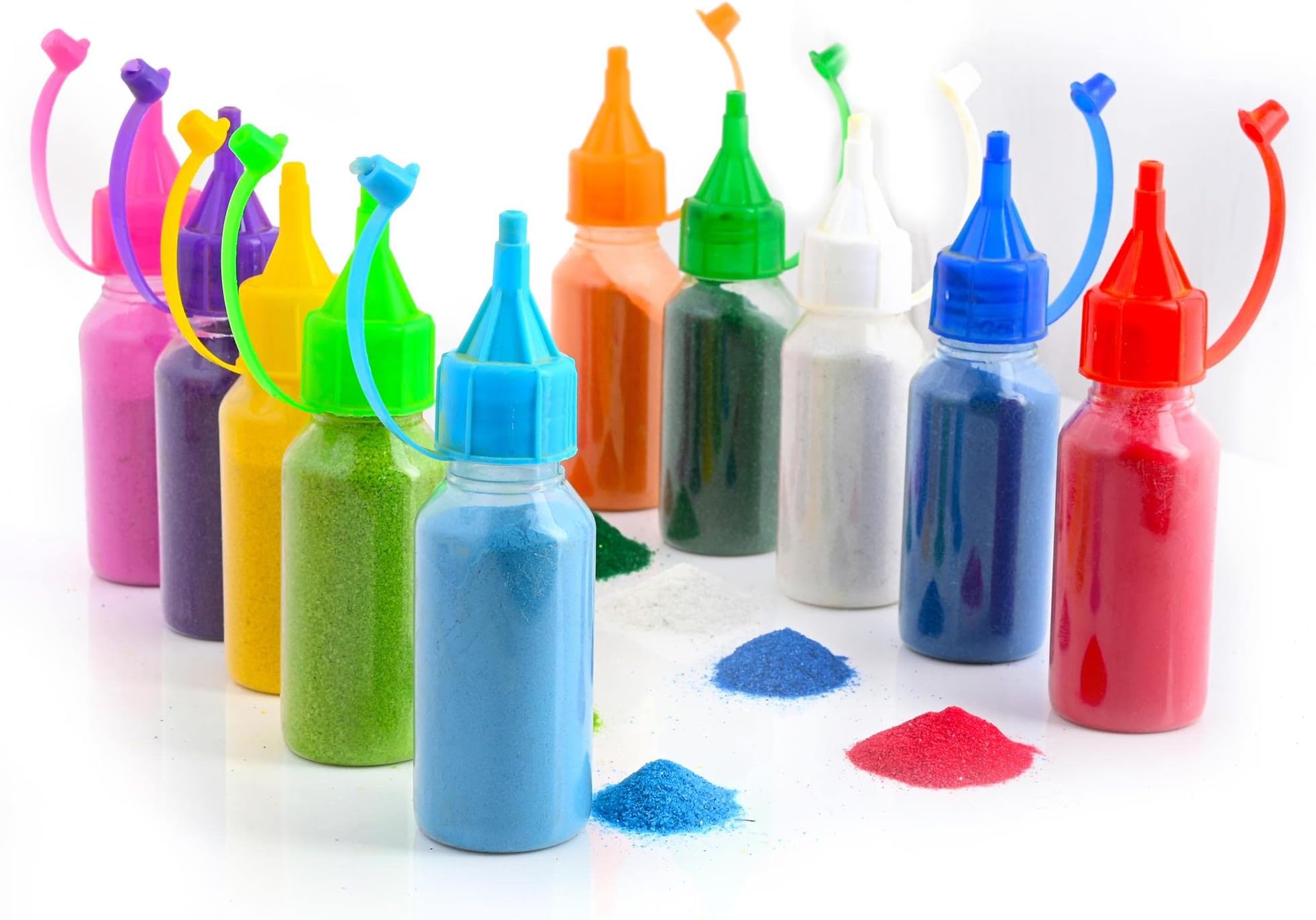 Ascension 10 Rangoli Colour Powder Tube Kit, Diwali Decoration Items ...