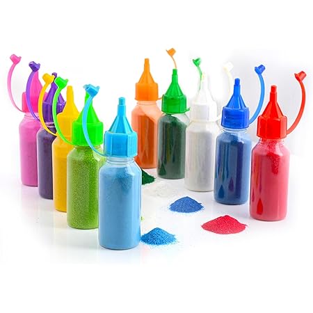 Buy Perpetual Rangoli Colors Powder for Floor Decorations - Pack of 10 ...