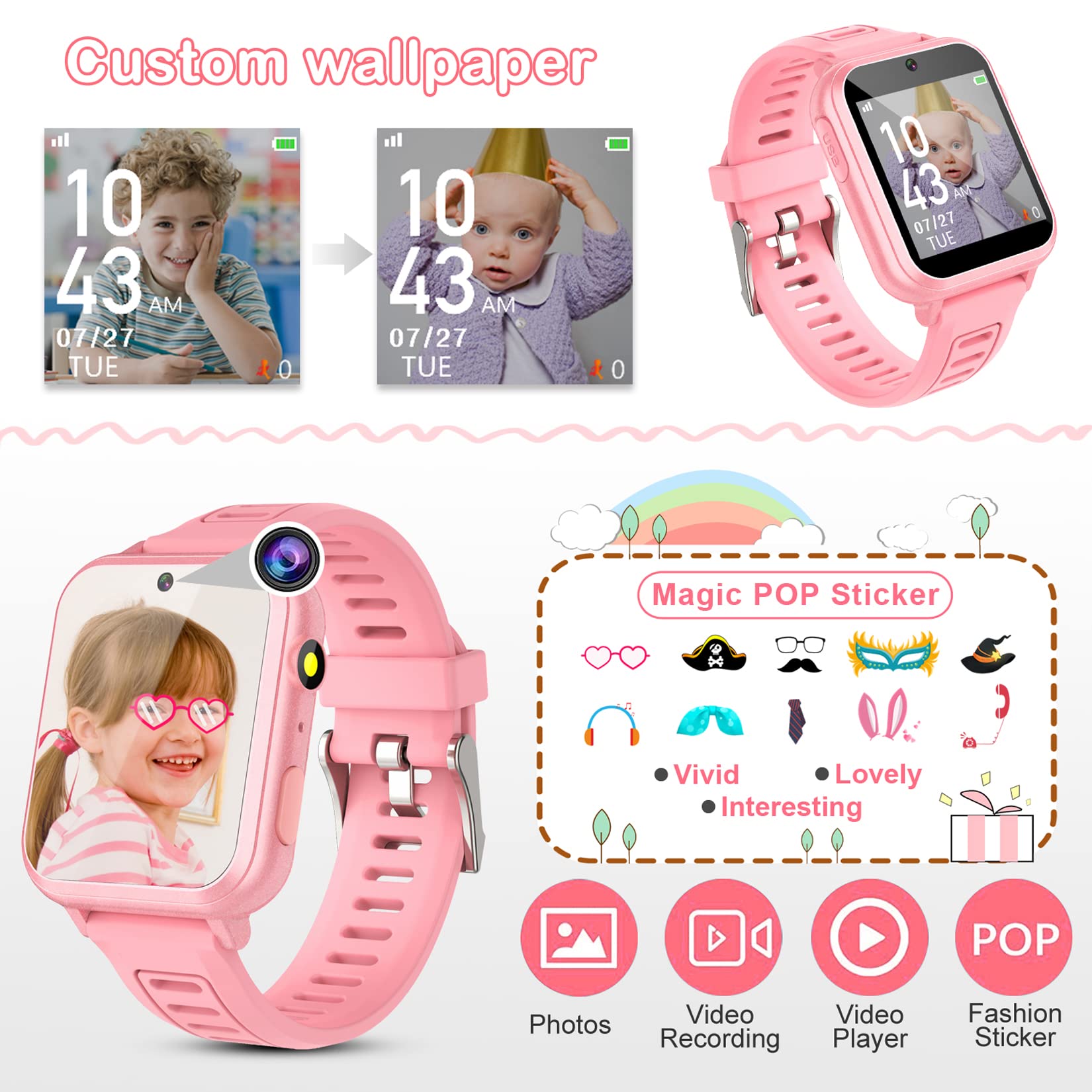 Snapklik.com : Smart Watch For Kids, Toddler Watch Toys