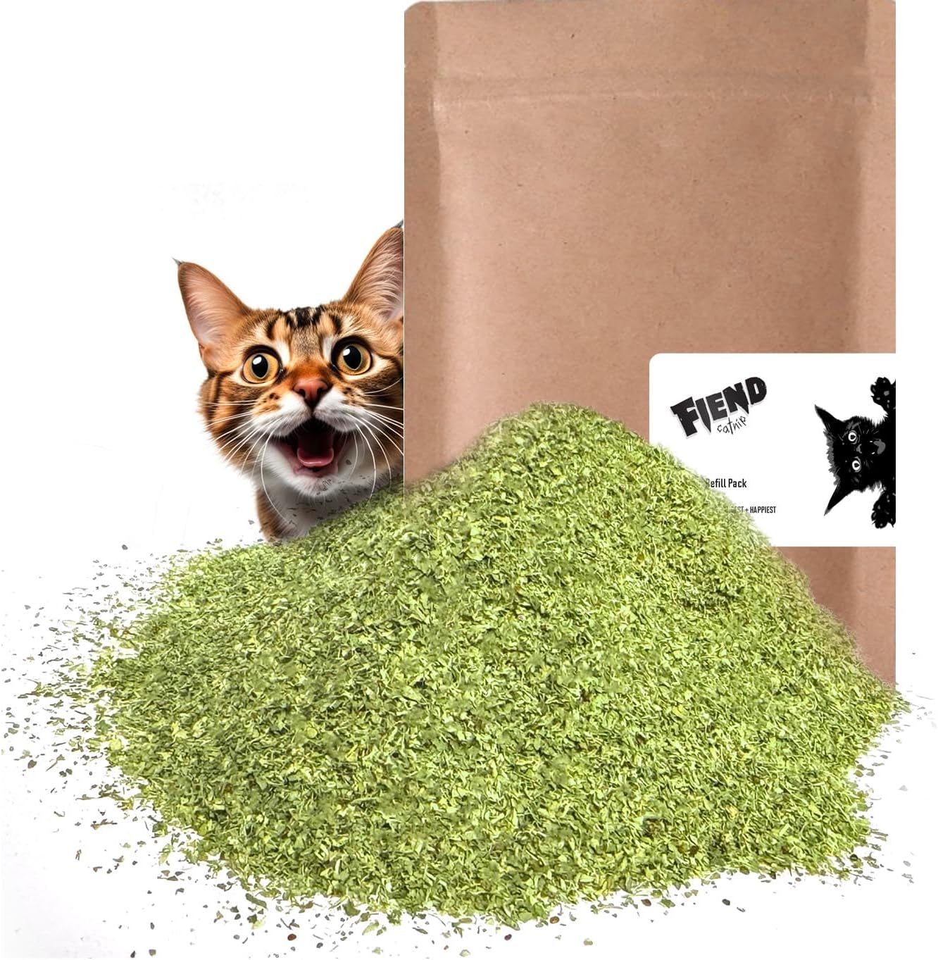Amazon.com : Fiend Catnip for Cats | Safety-Cut 100% Pure Potent Cat ...