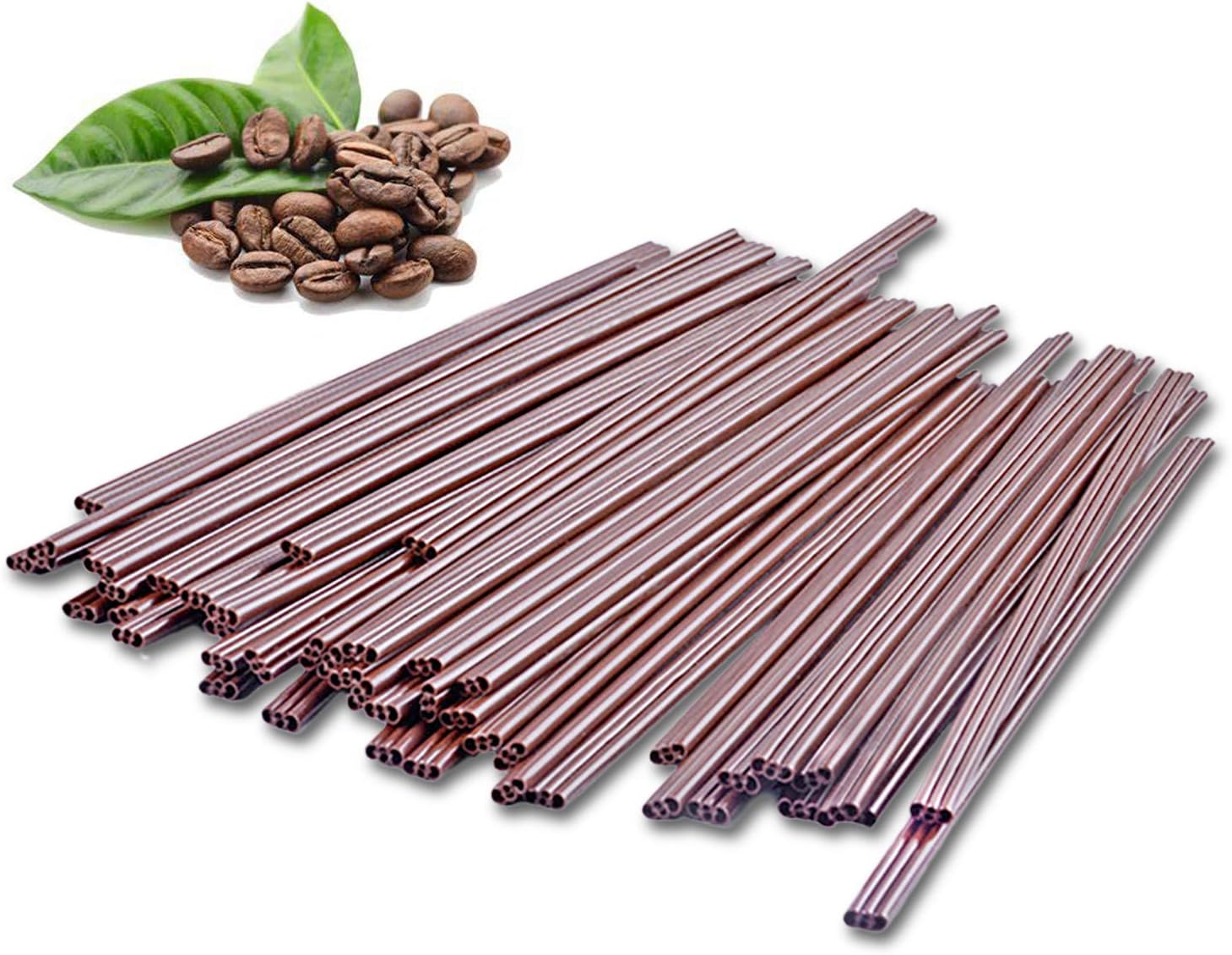 Amazon.com: RLECS 100pcs Two Holes Coffee Stirrer Straw 2-in-1 ...