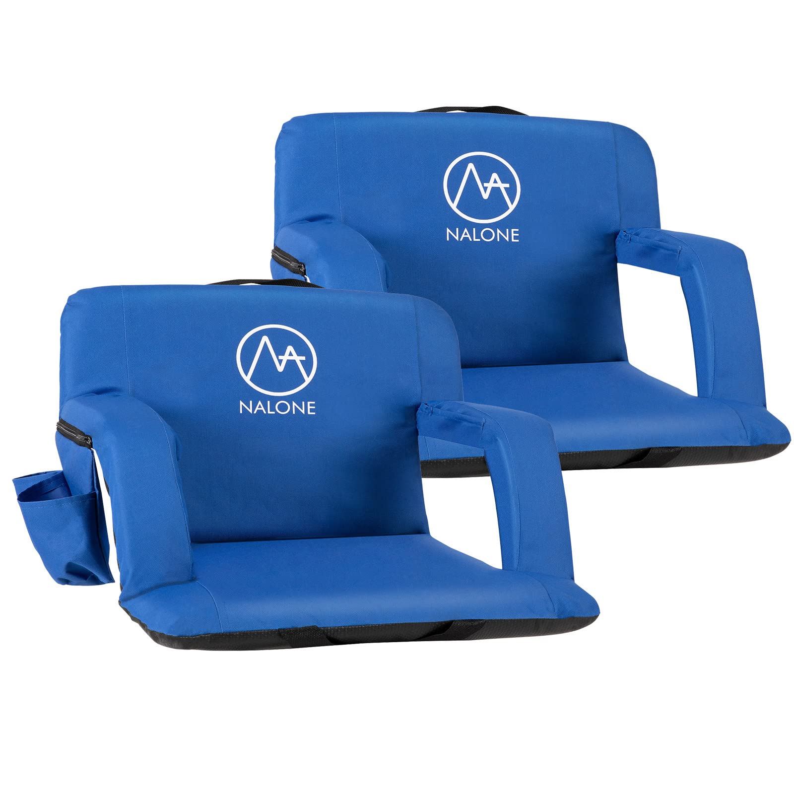 Amazon.com: nalone Folding Stadium Seat Set of 2, 25 inch Extra Wide ...