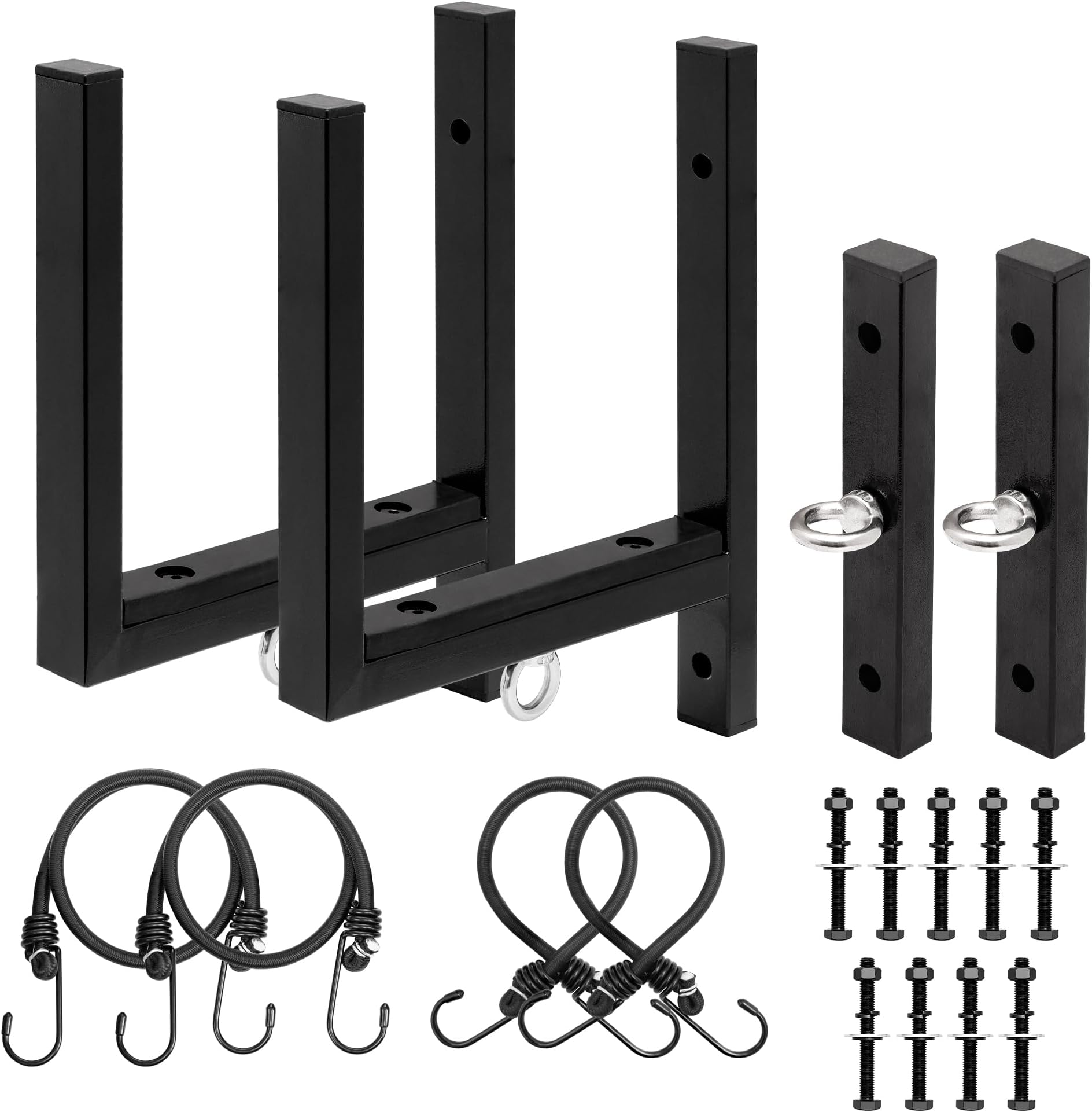 Amazon.com: ROADGIVE Adjustable Trailer Ladder Rack Side Mount, Heavy ...