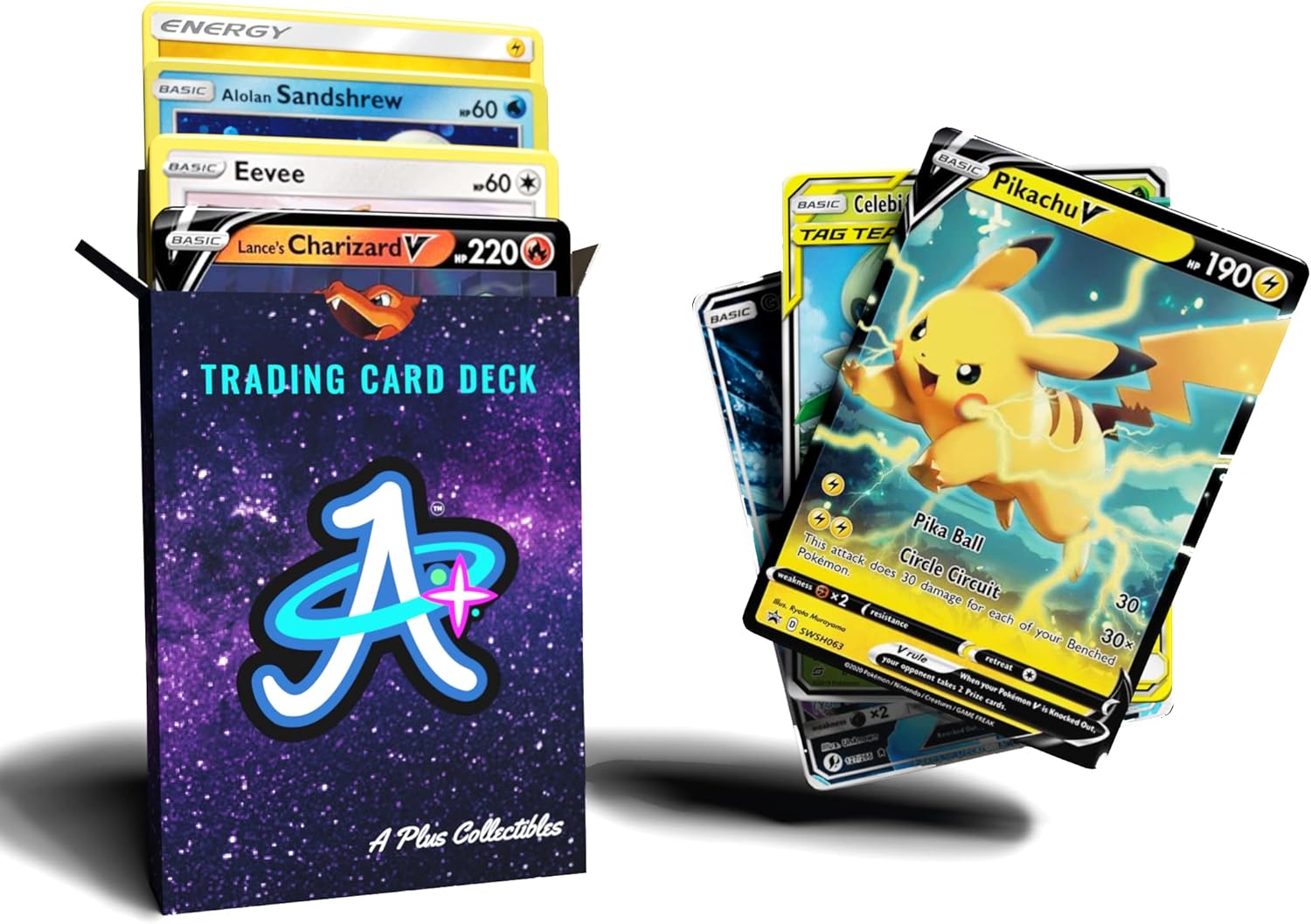 Amazon.com: Pokémon Cards 60 Assorted Trading Cards, Pokemon TCG ...