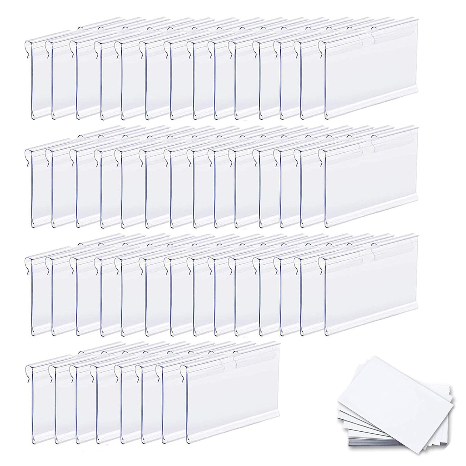 Amazon.com: Erhigher 50Pcs Price Tags Set, Transparent Sturdy Easy to ...