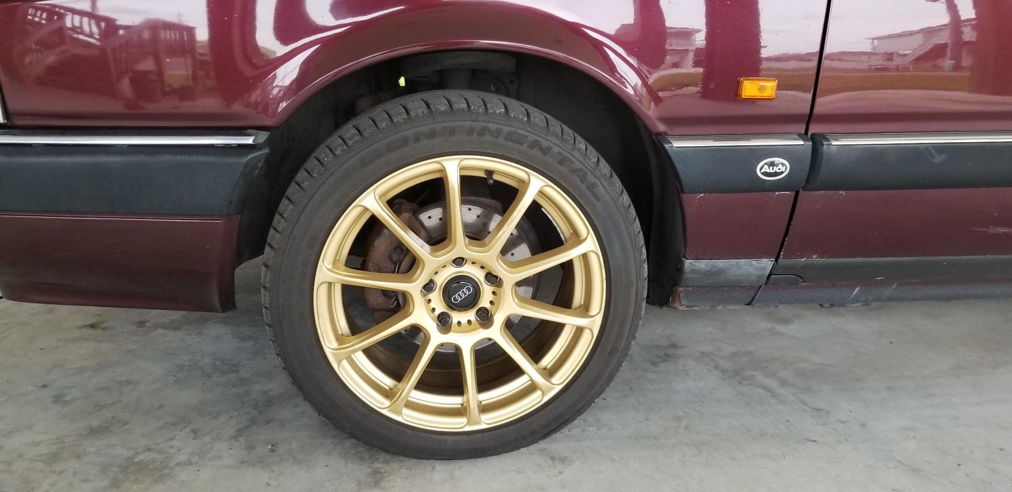 Amazon.com: Konig RUNLITE Gold Wheel with Painted and tpms (17 x 7.5 ...