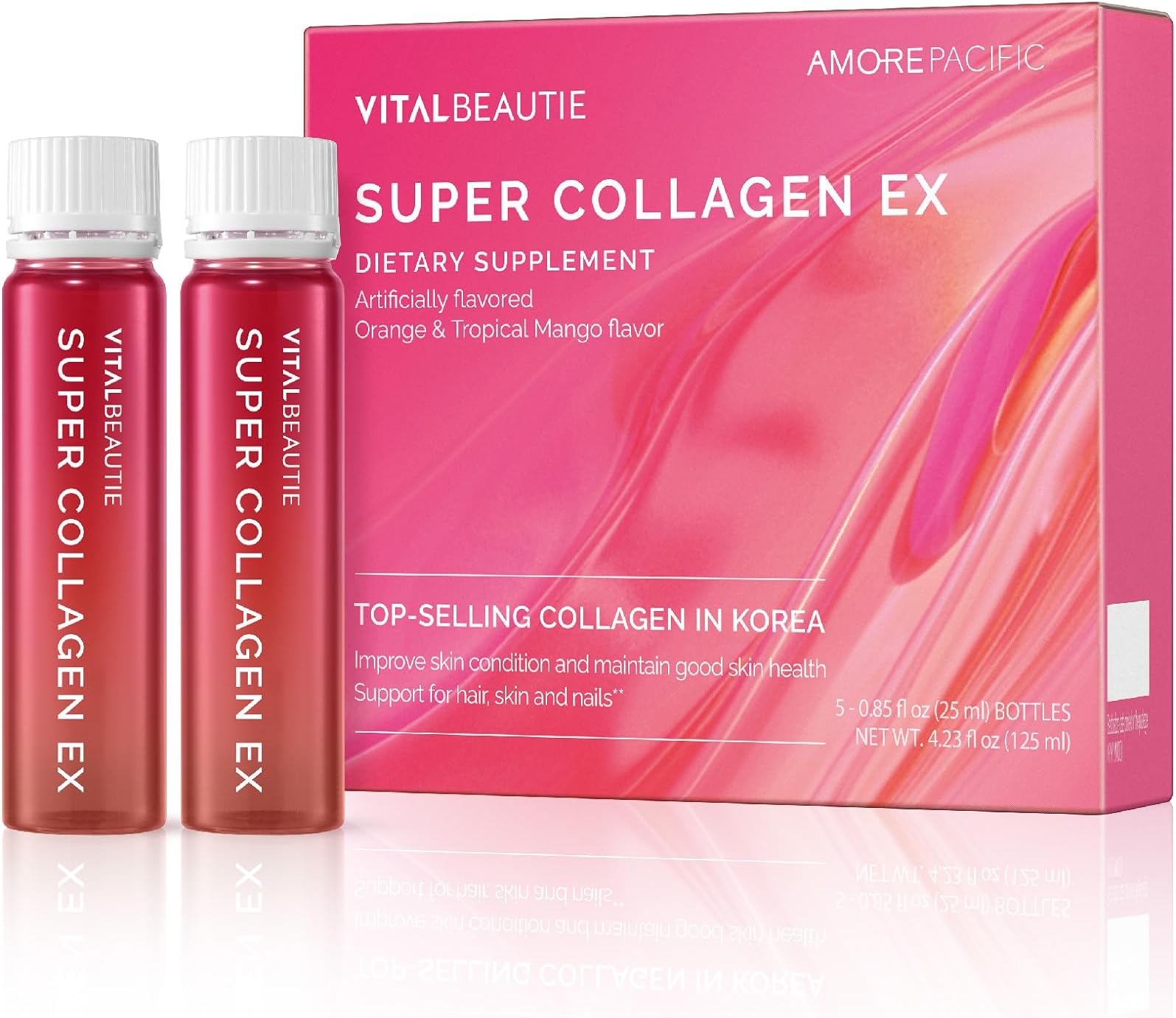Amazon.com: VITALBEAUTIE Super Collagen EX (Liquid Marine Collagen ...