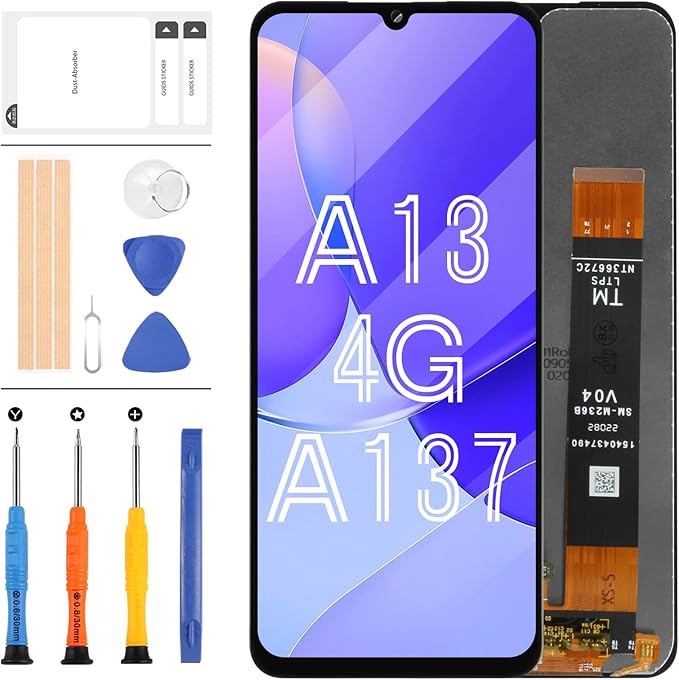 Écran LCD pour Samsung Galaxy A13 SM-A137 SM-A137 F SM-A137F/DSN LCD Display Touch Screen ...