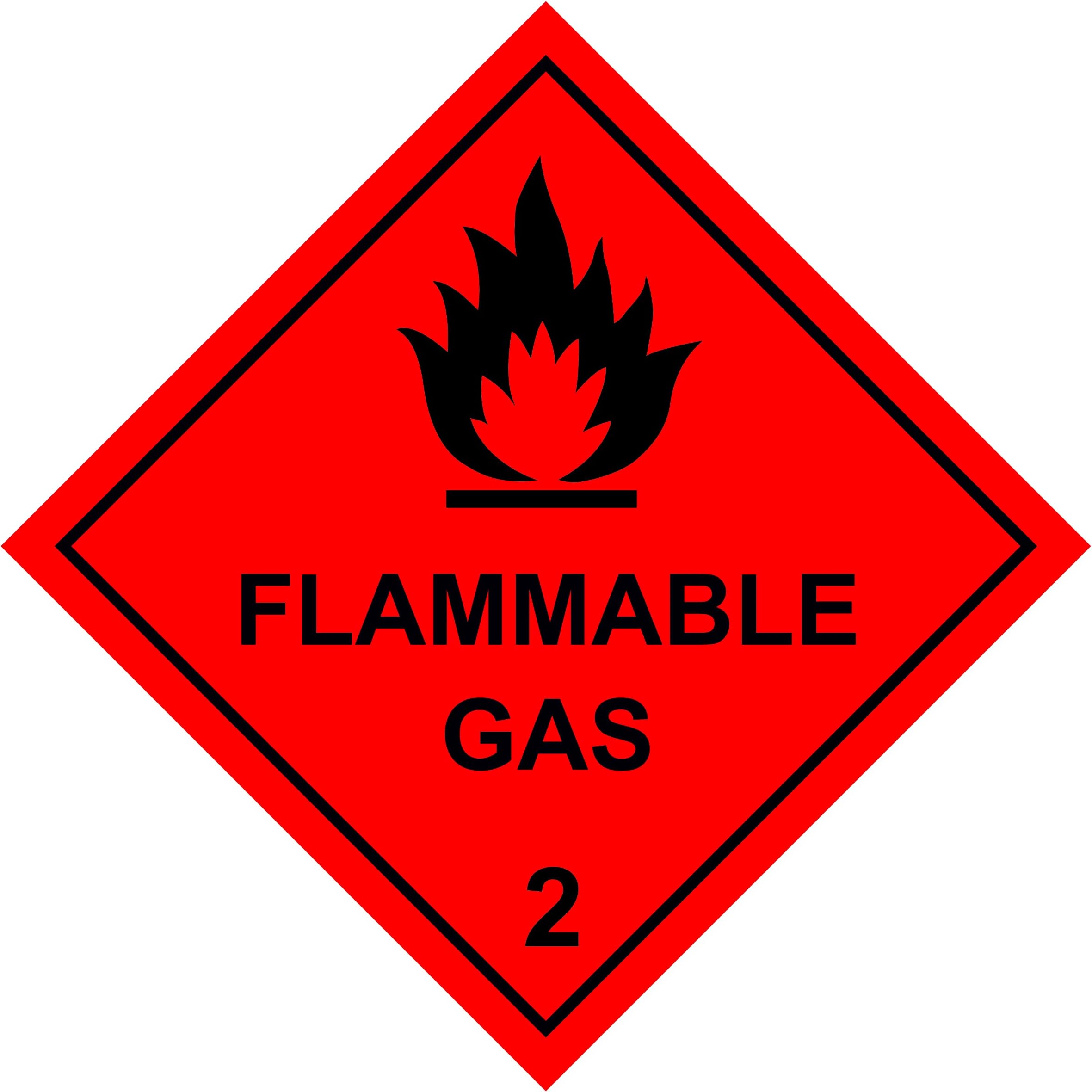 Magnetic Hazchem Diamond Sign - ISO Compliant - UK 2009 HSE Regulations ...