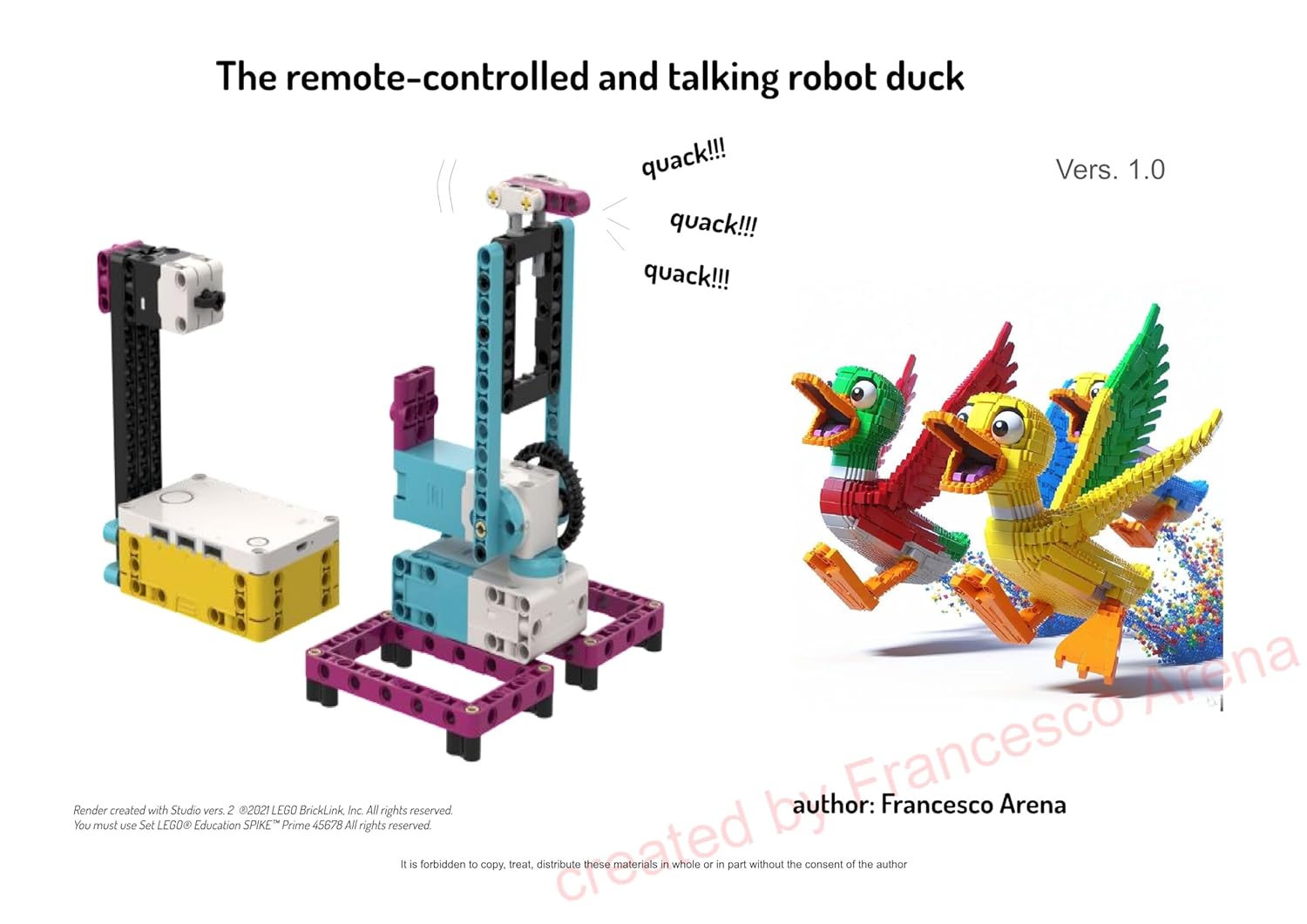 The remote-controlled and talking robot duck eBook : Arena, Francesco ...