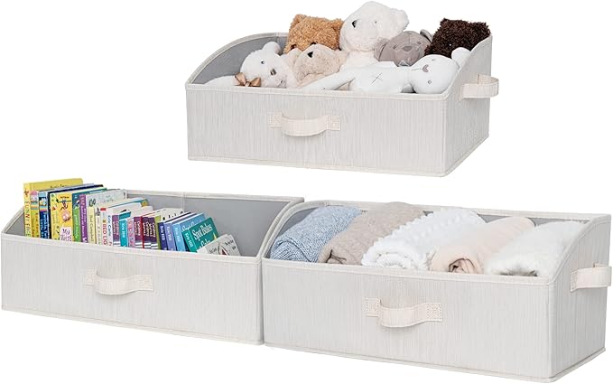 Amazon.com: StorageWorks Closet Storage Bins, Trapezoid Storage Box ...