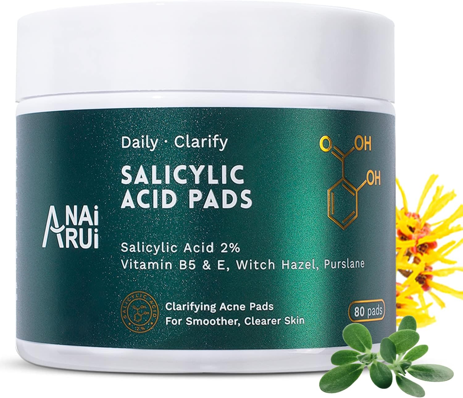 Amazon.com: Acne Treatment Control Pads- Contains Salicylic, Glycolic ...