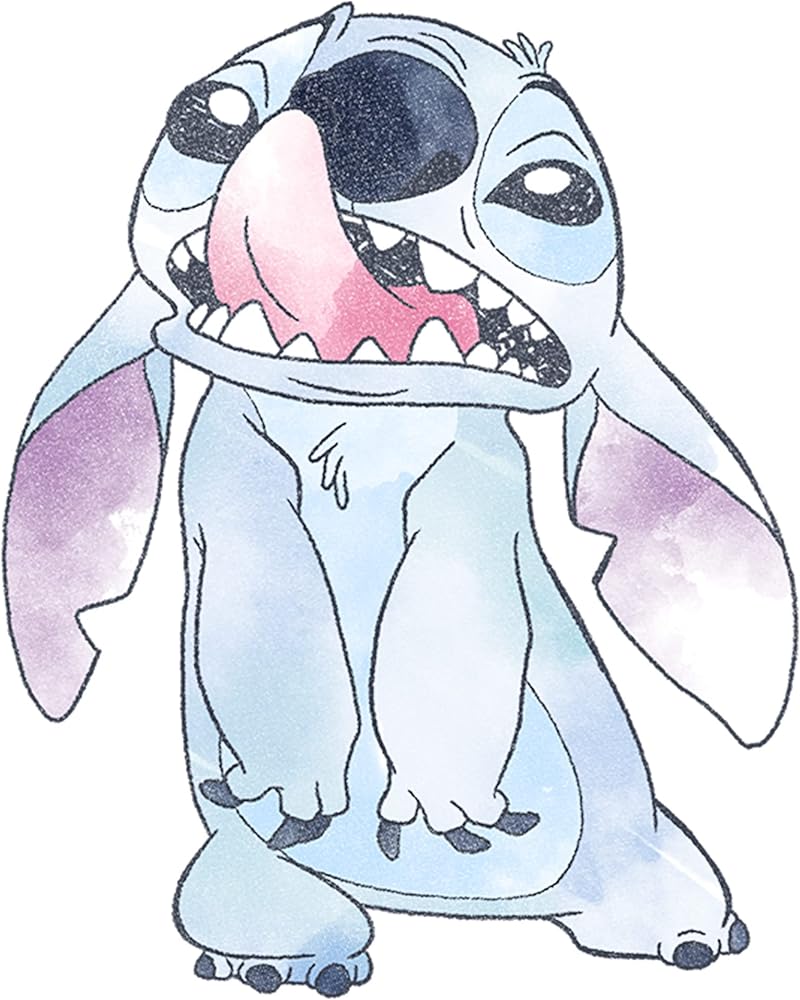 Sad Lilo And Stitch Drawing