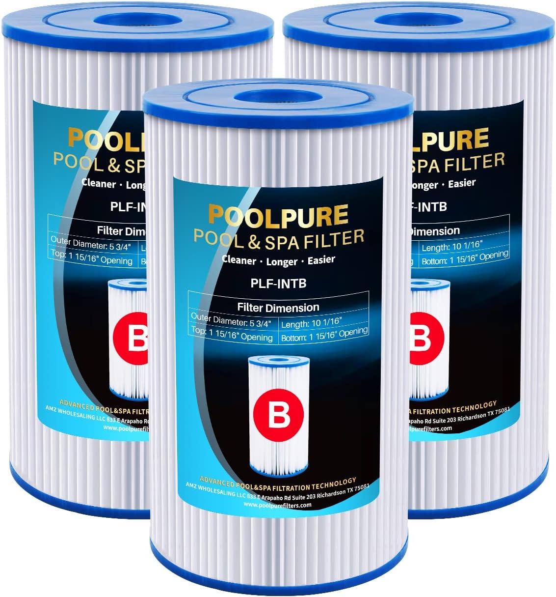 Amazon.com : (Pack of 6) Intex 29000E/59900E Easy Set Pool Replacement ...