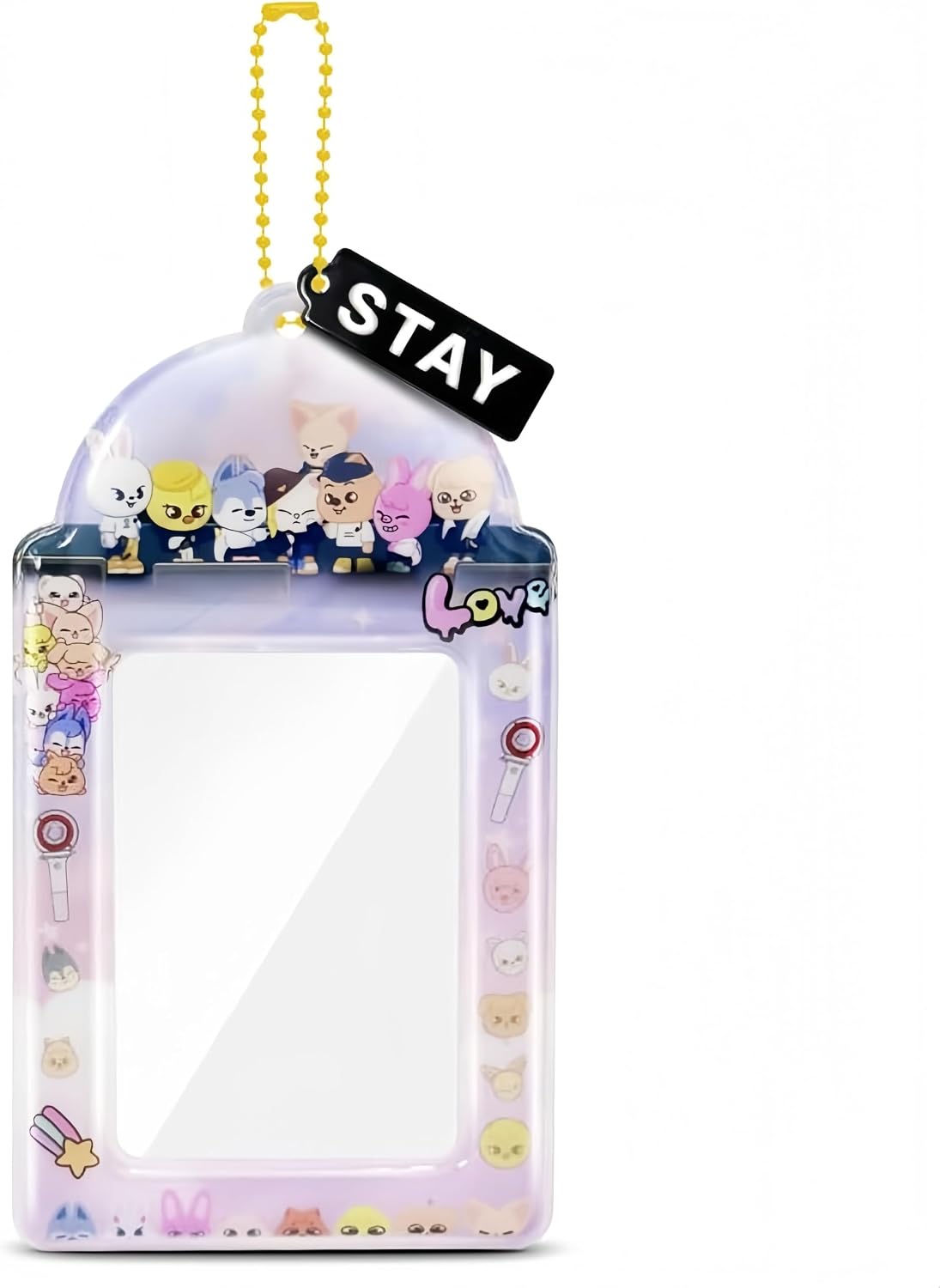 AYVRUOP Stay Photo Card Holder Key Ring, Part SKZ Merch for Kpop Fans ...