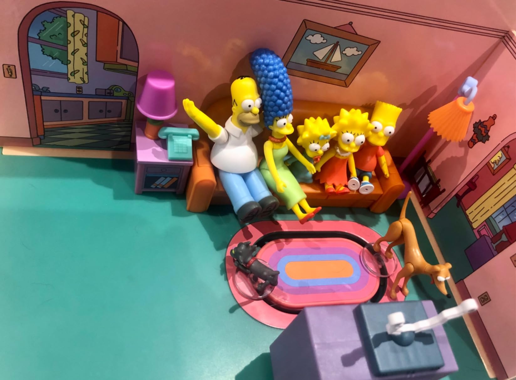 THE SIMPSONS Action Figures Family Multi-Pack 6.35cm Scale Figures by ...