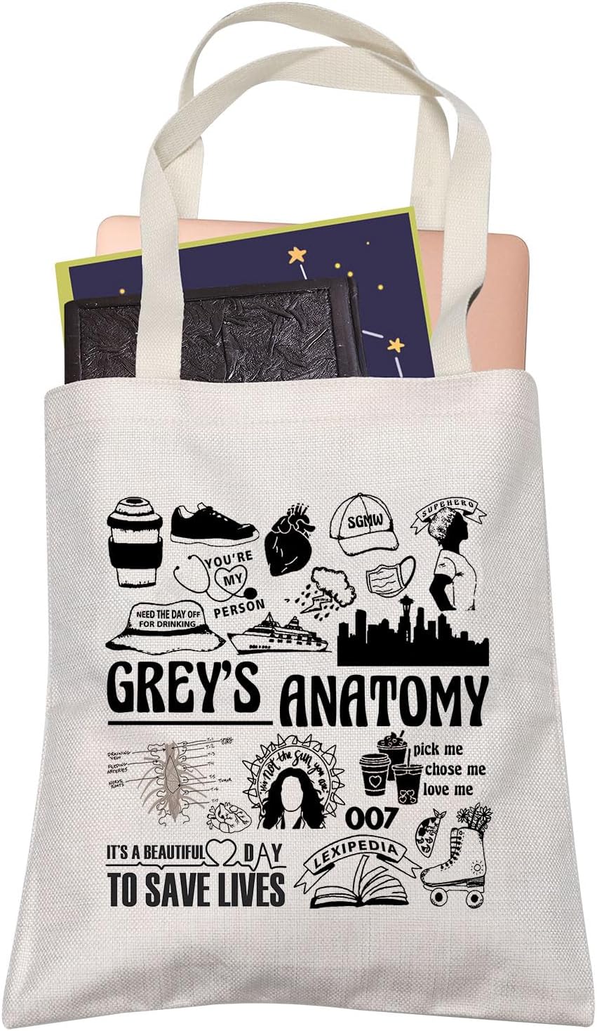 Amazon.com: Hospital Doctor Anatomy Fans Merchandise Grey's Lover ...