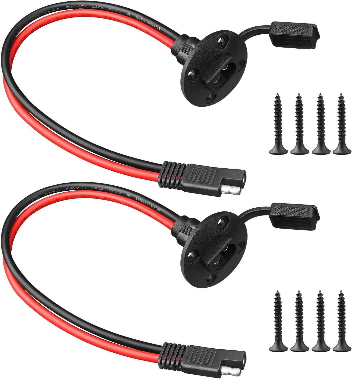 Amazon.com: LeTaoXing 10AWG SAE Connector Power Socket Sidewall Port ...