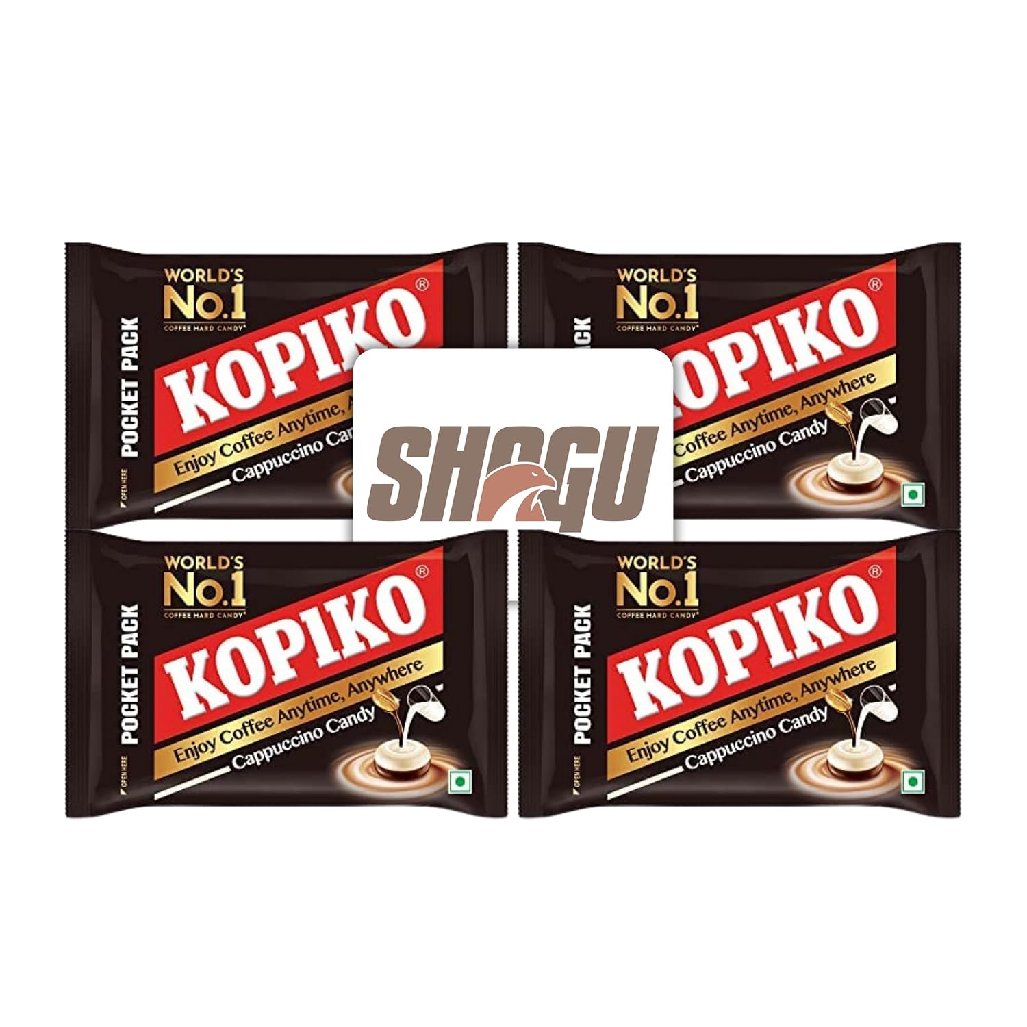 Amazon.com : Cappuccino Candy Bundle. Includes 4 Blister Packs of ...
