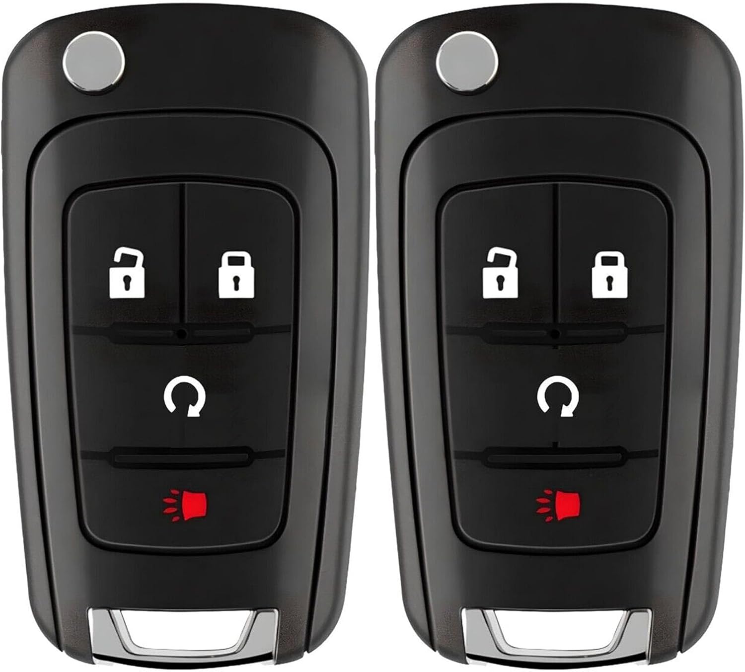 Amazon.com: 2X New Quality Replacement Key Fob Remote Compatible with ...