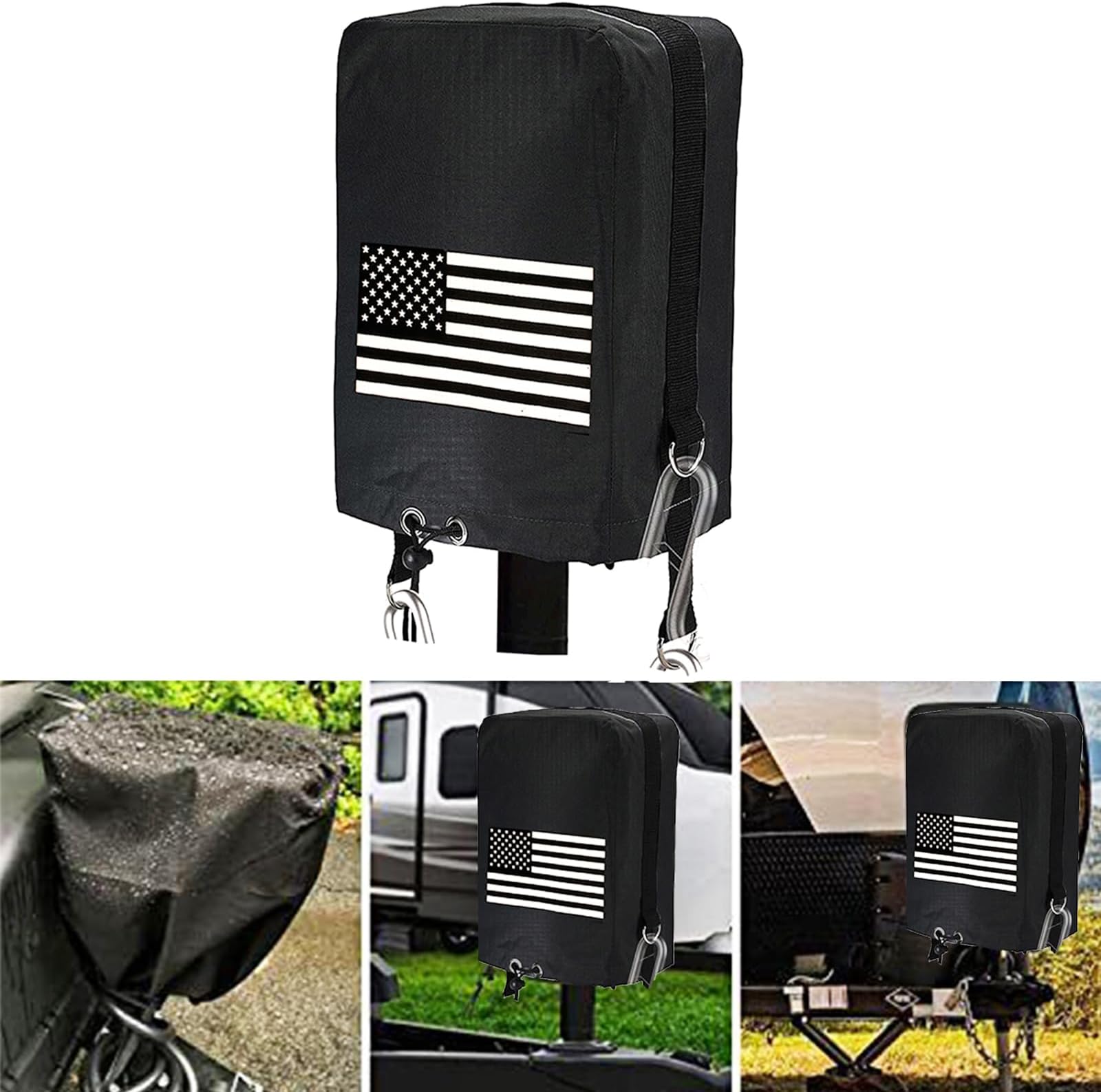 Amazon.com: RV Electric Tongue Jack Cover, 600D Oxford Fabric ...