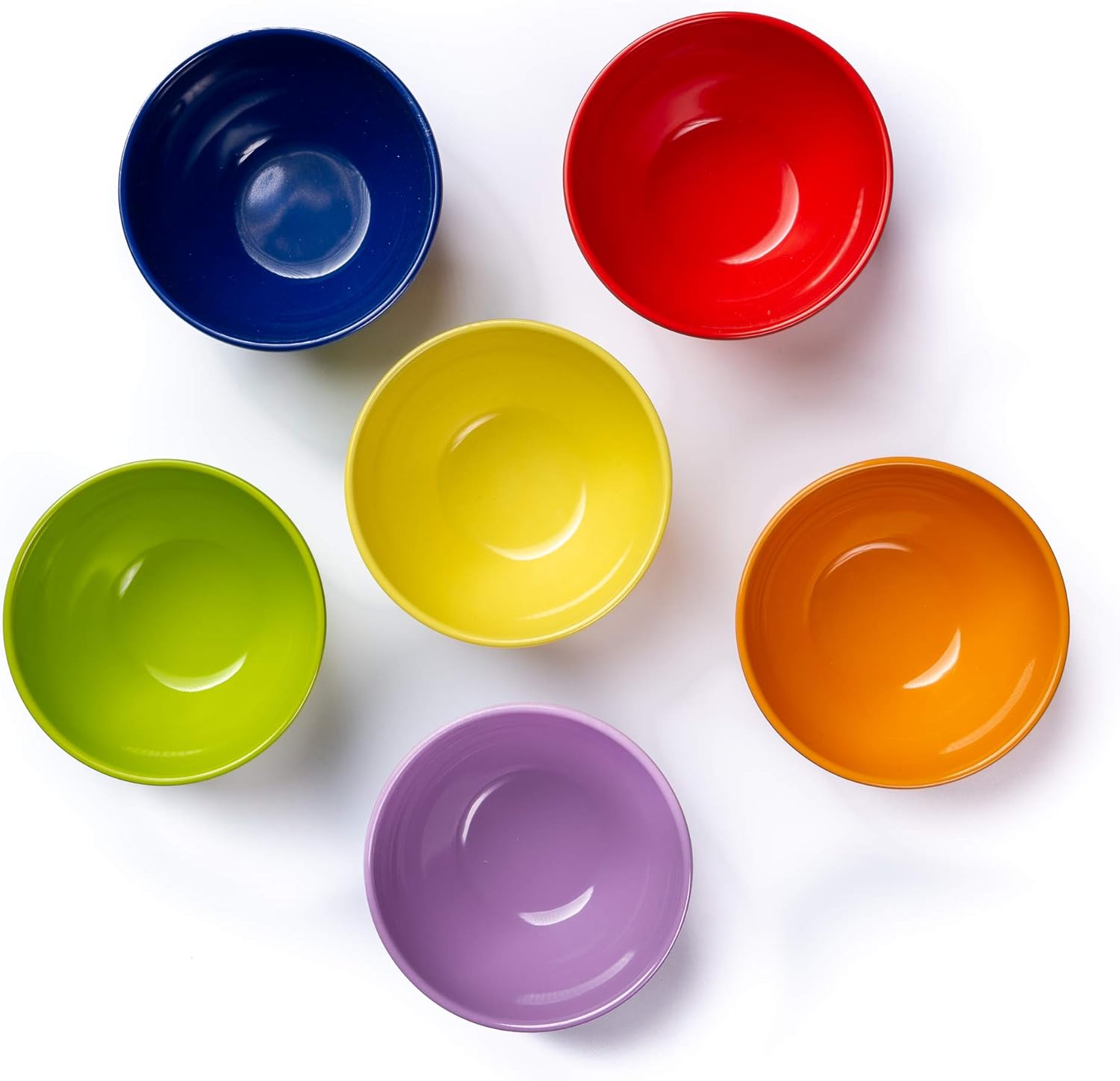 Amazon.com | Home Colors 5” (12 cm) Small Melamine Bowl Set of 6 ...