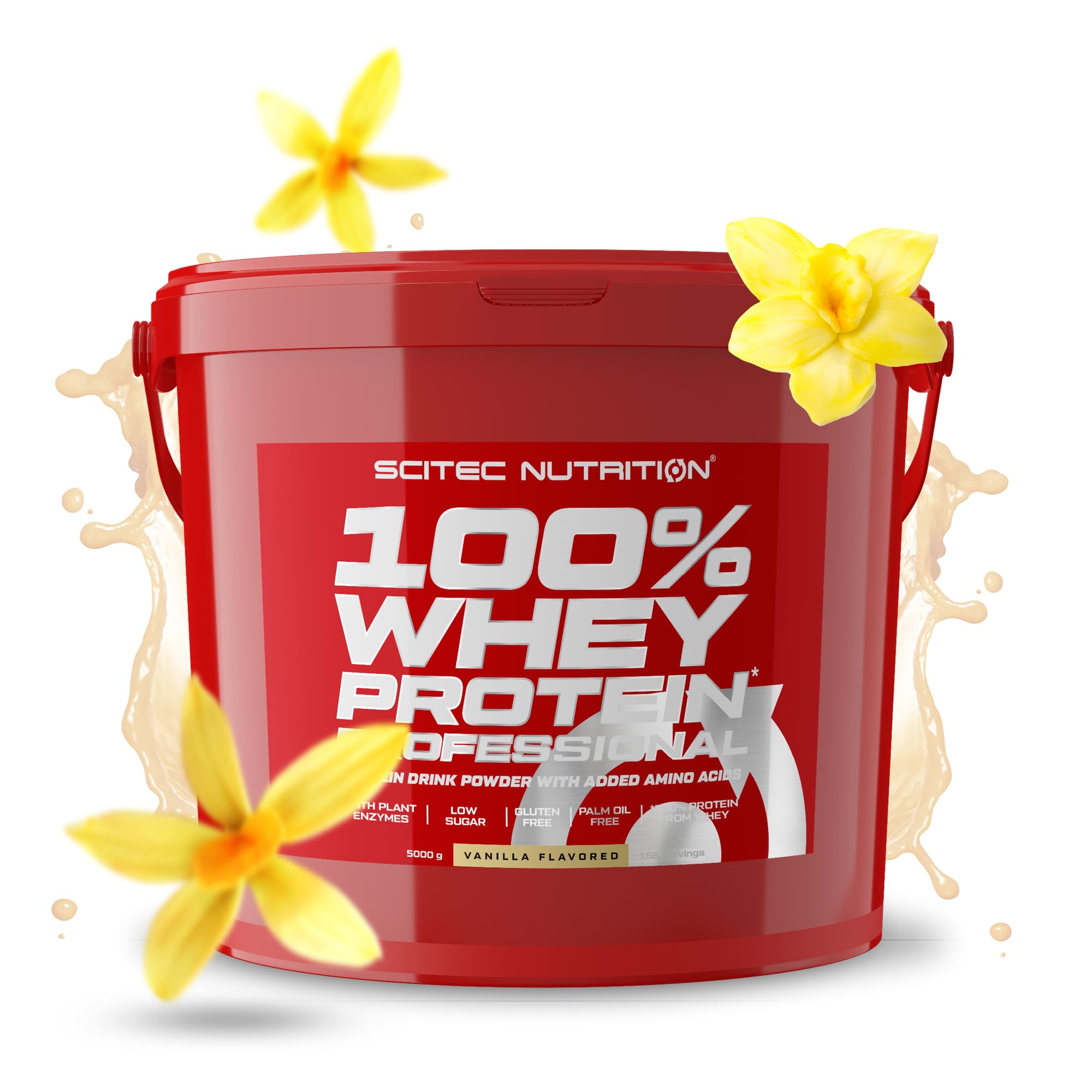 Scitec Nutrition 100% Whey Professional Protein Powder - 5000g, Vanilla ...
